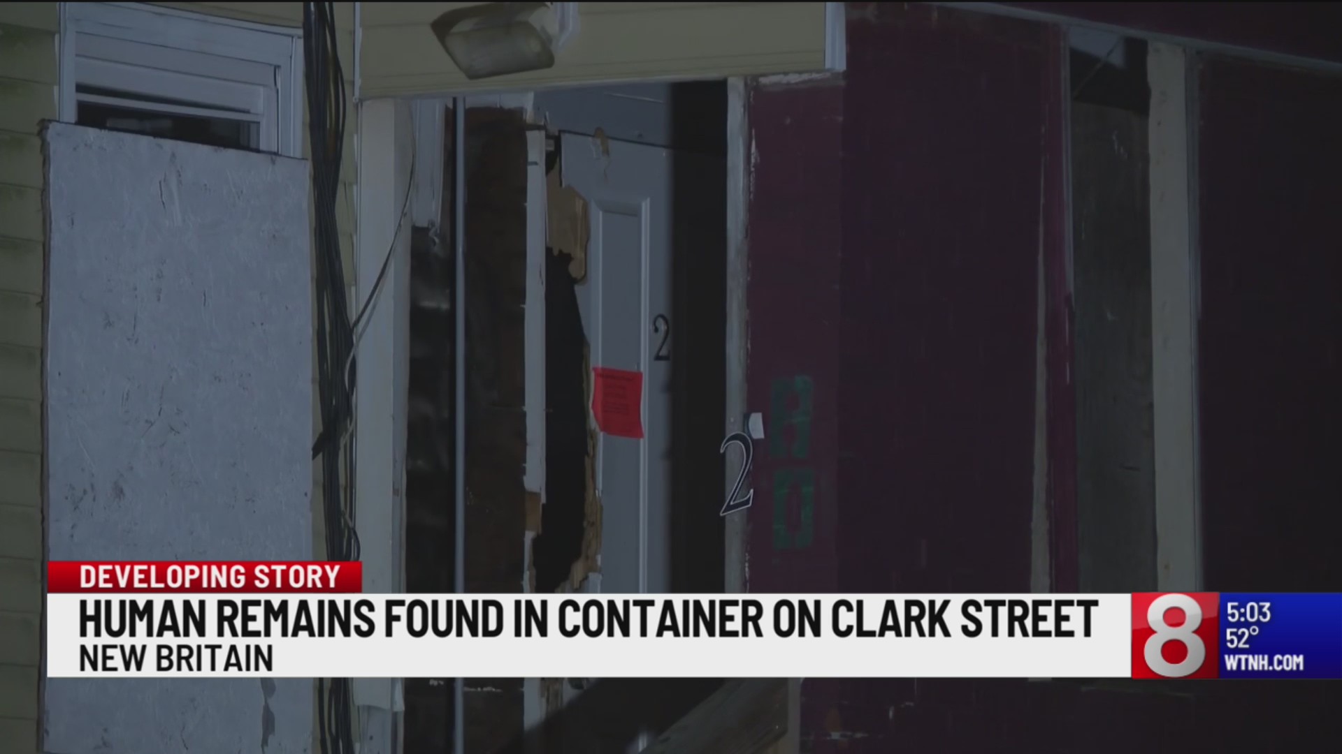 Apparent human remains found in container outside abandoned building in ...