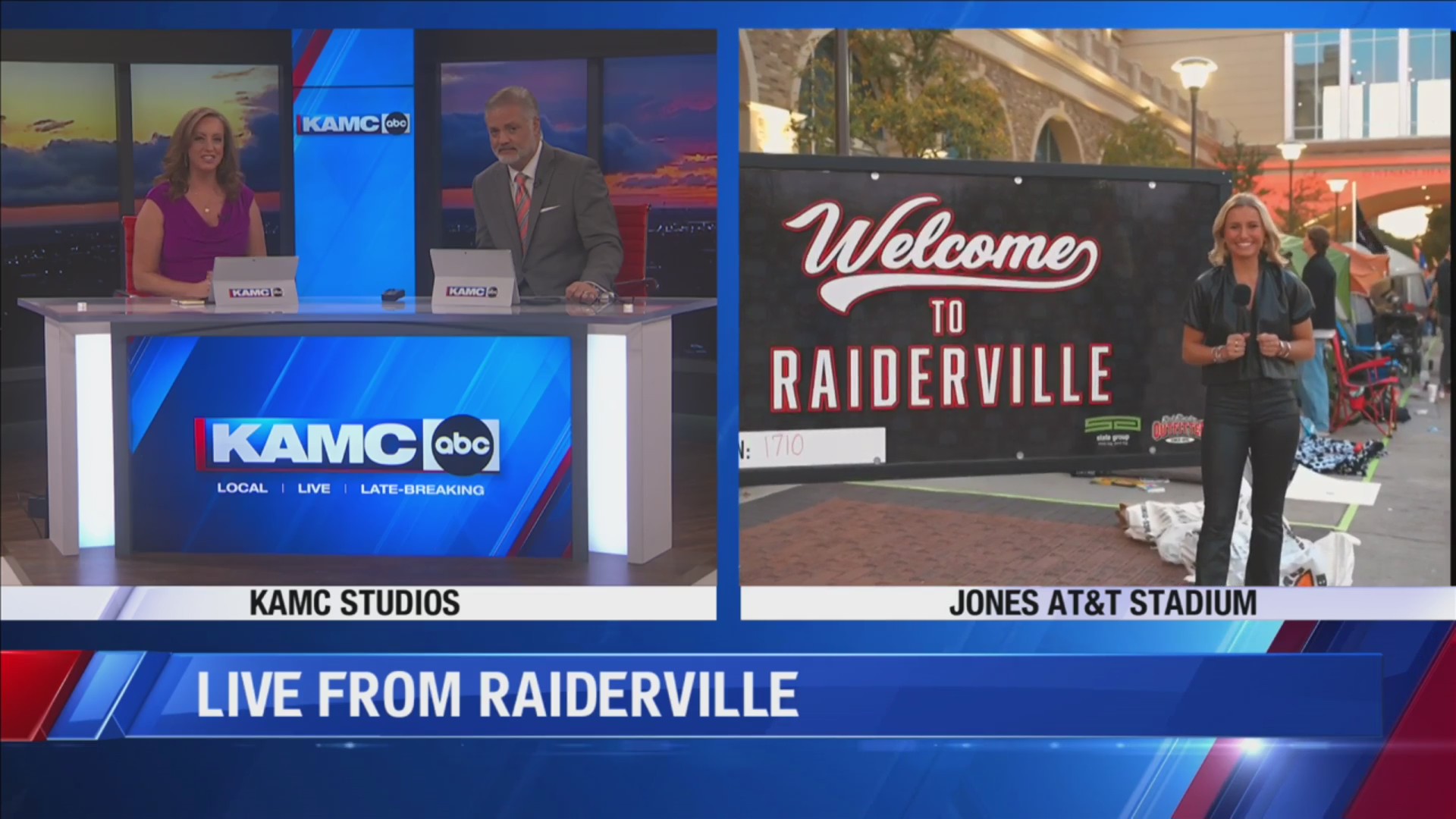 Raiderville stands at 1,700 students as of Wednesday evening of game ...
