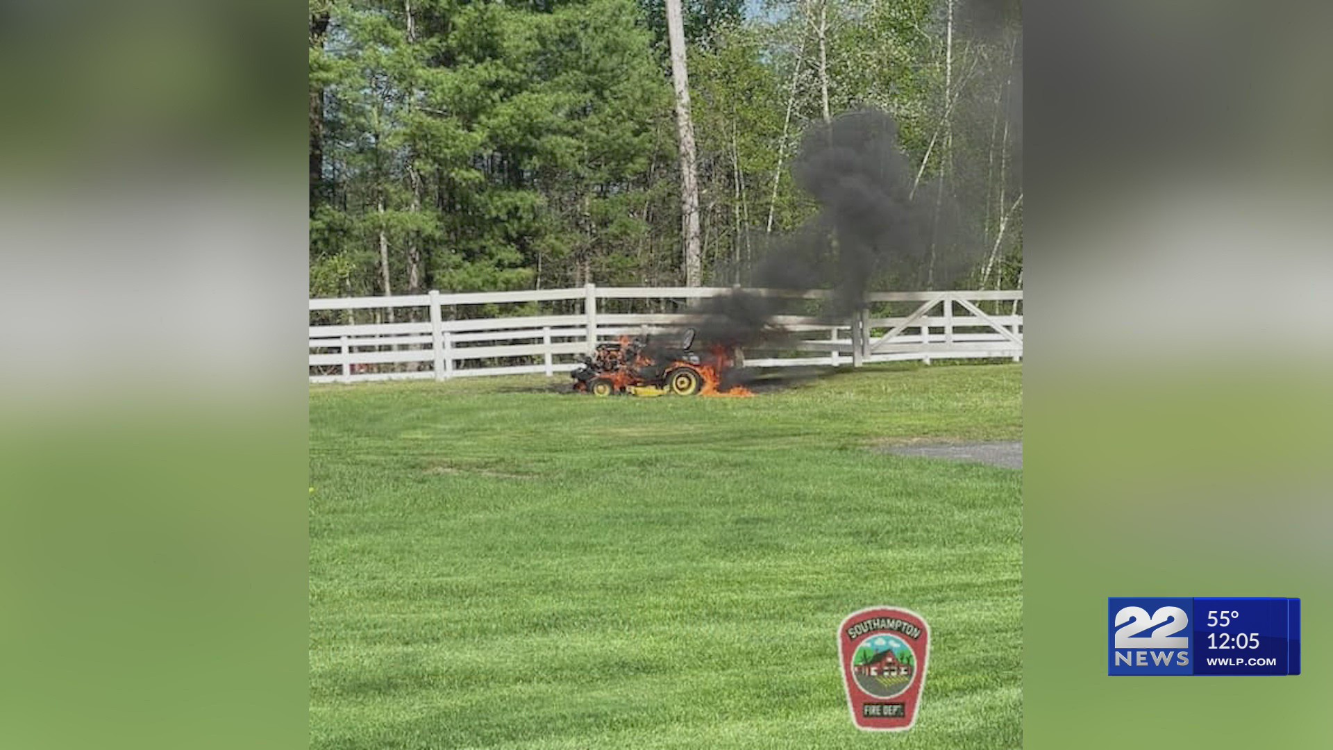 Crews put out lawn mower fire in Southampton – WWLP