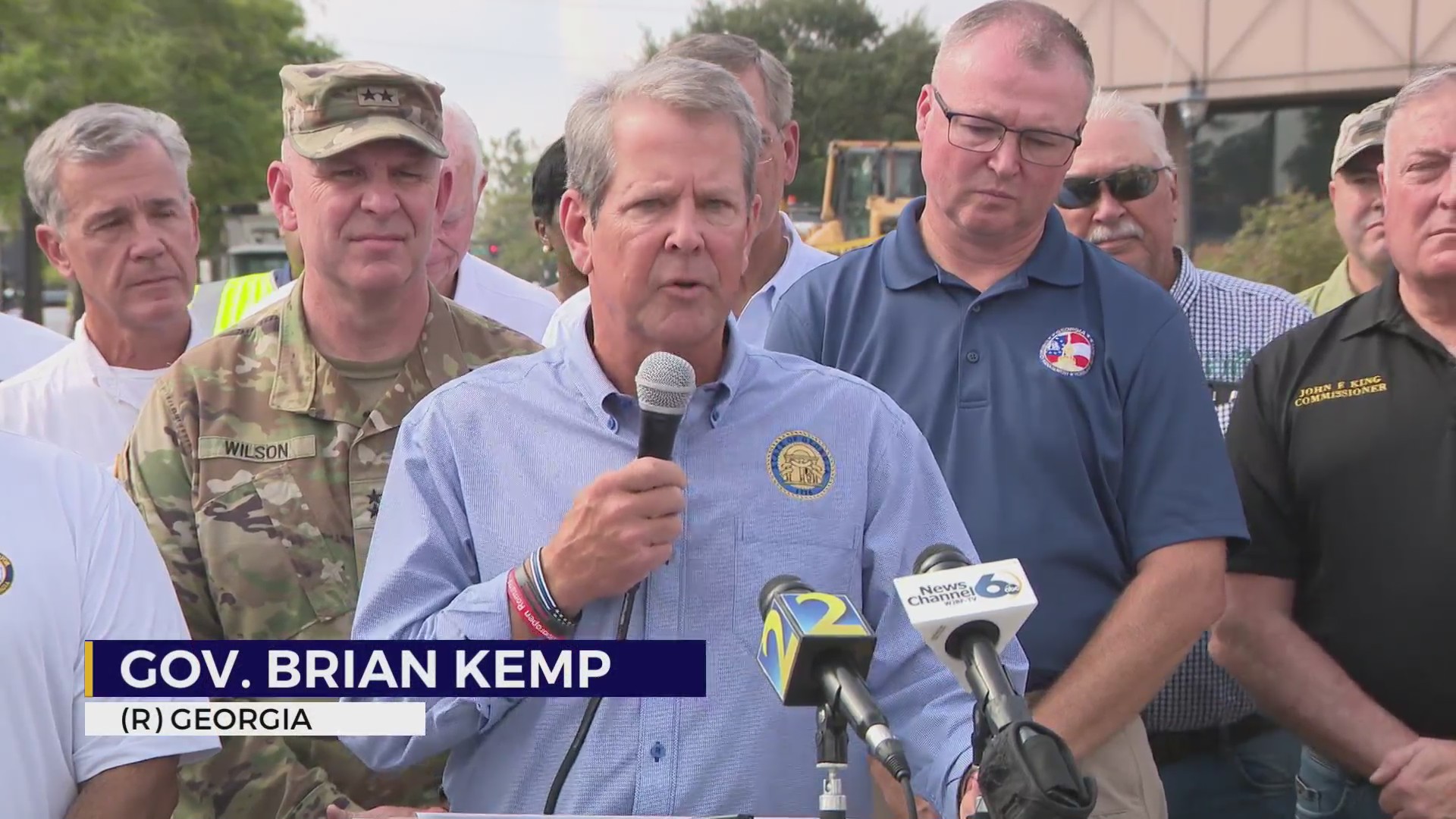 GA Gov. Brian Kemp briefing the CSRA on Hurricane Helene recovery efforts – WJBF
