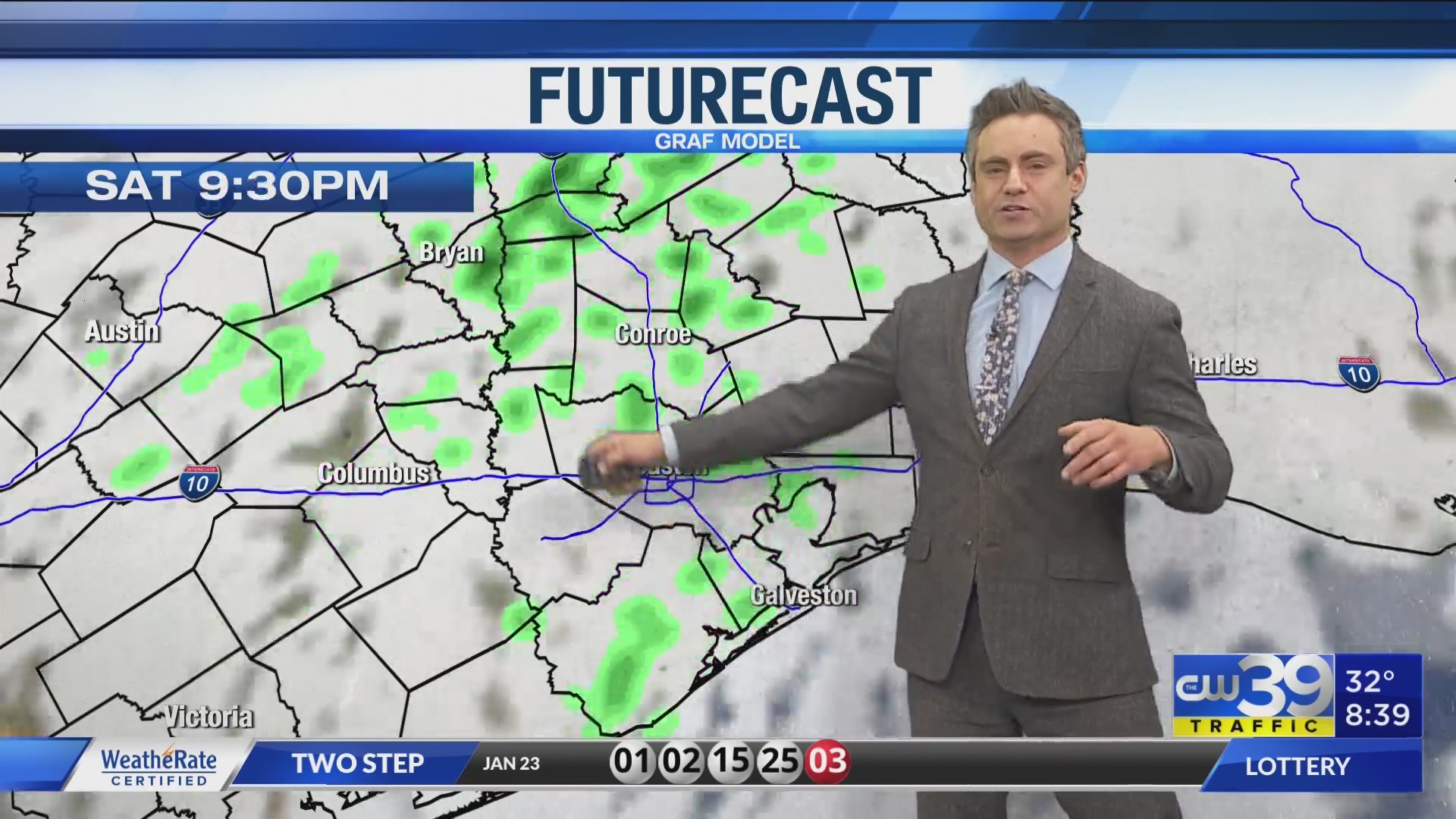 Saturday morning clear, but prepare for rain into Sunday in Houston ...