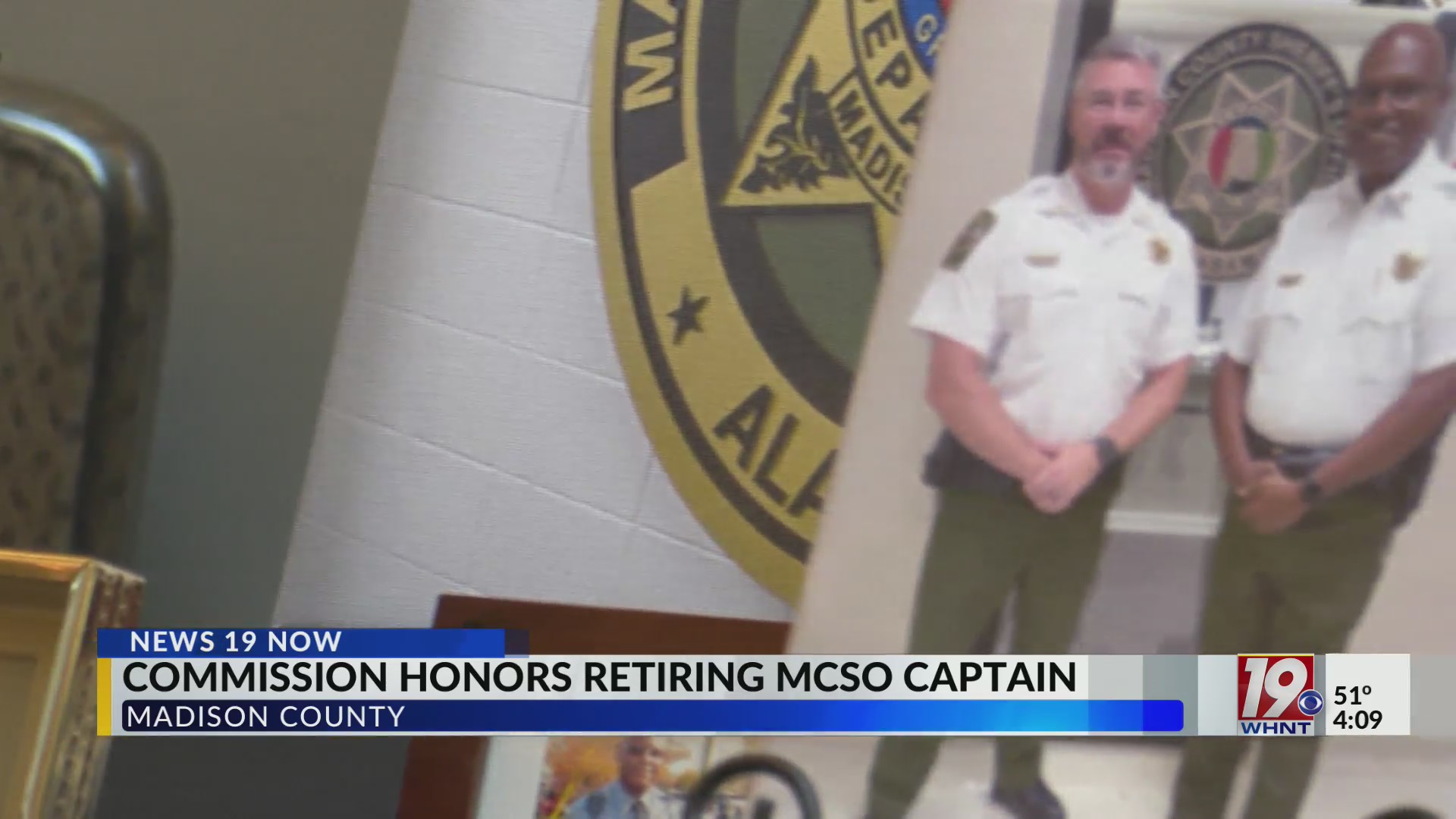 Commission Honors Retiring MCSO Captain | Dec. 4, 2024 | News 19 at 4 p ...
