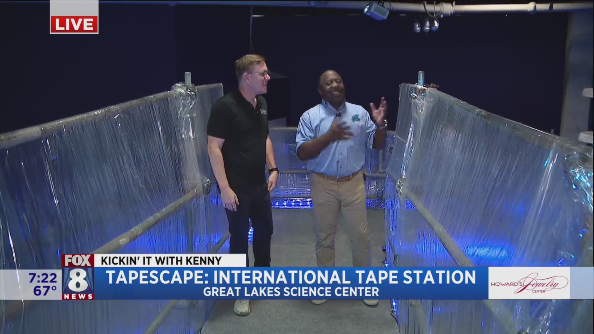 Kenny climbs aboard a space station made from entirely from ‘tape ...