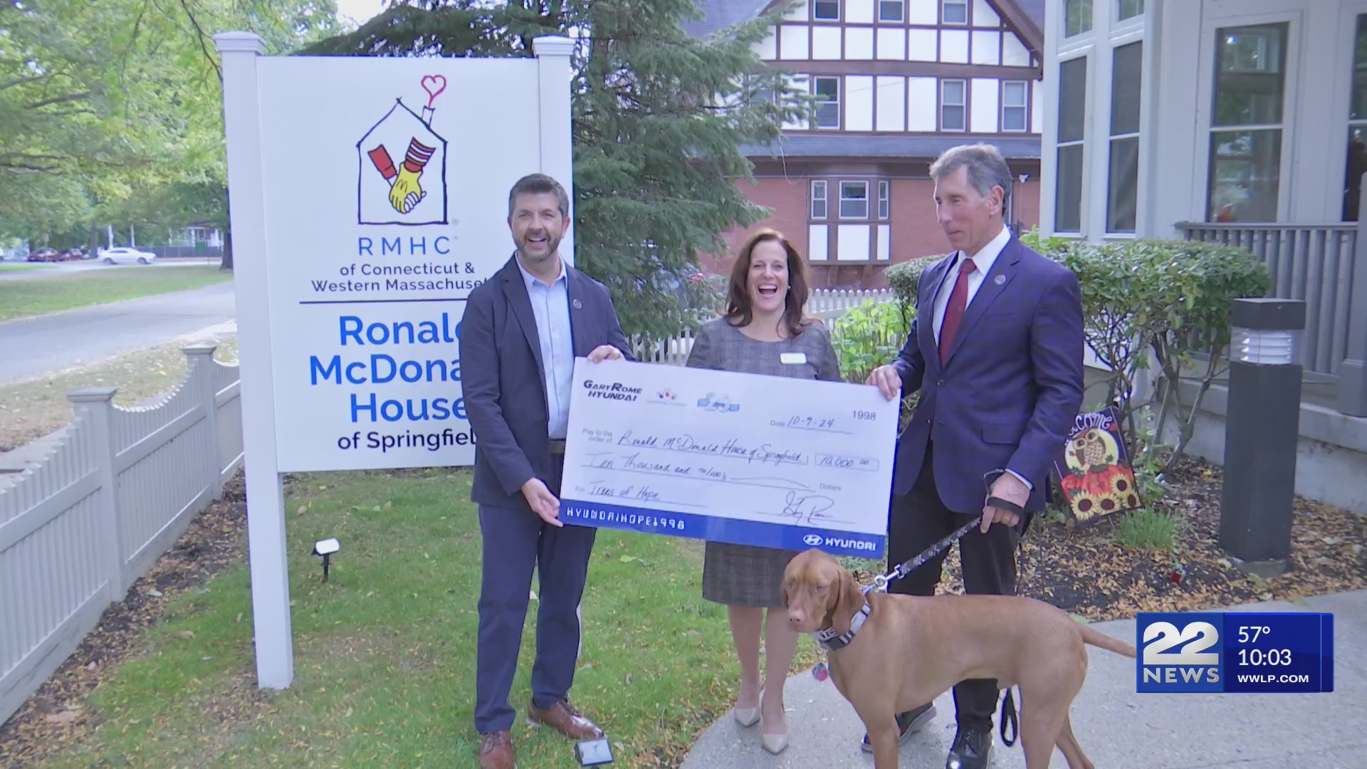 $10K awarded to Ronald McDonald House in Springfield – WWLP