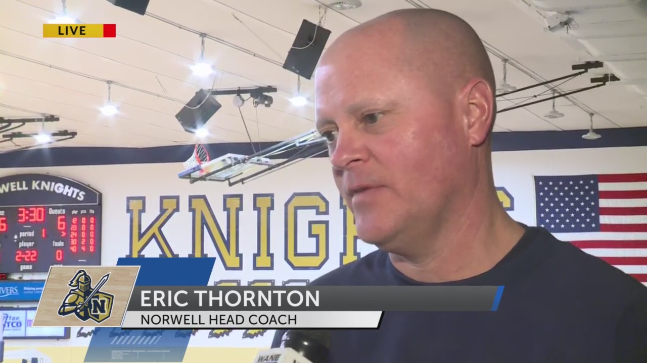 Norwell head coach Eric Thornton joins WANE-TV live at 6pm to preview ...