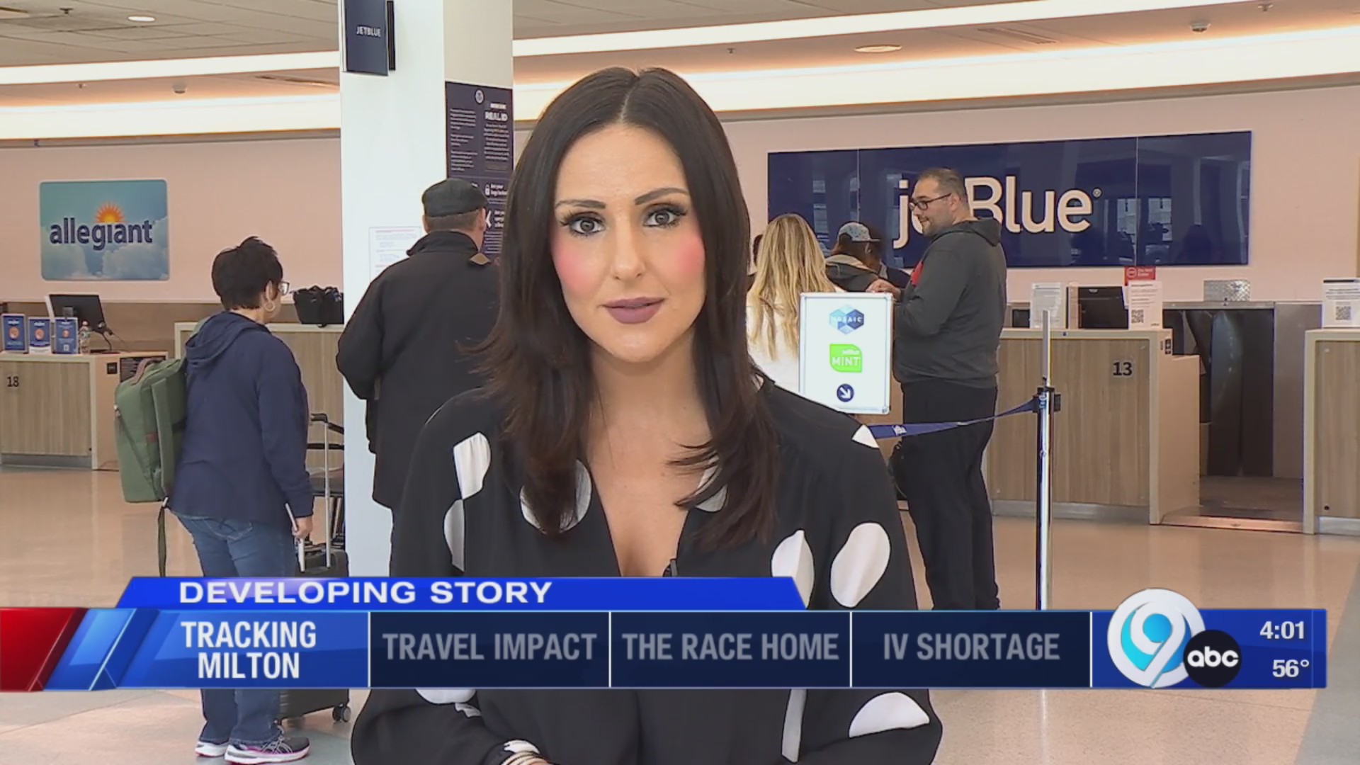 Hurricane Milton leads to travel ripple effect in Central New York – WSYR