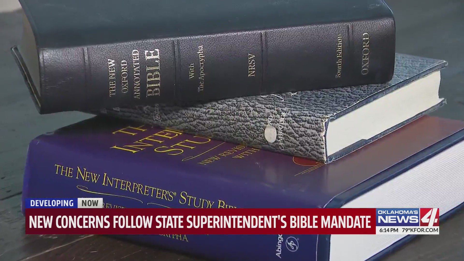 New concerns follow state superintendent’s bible mandate – KFOR.com ...