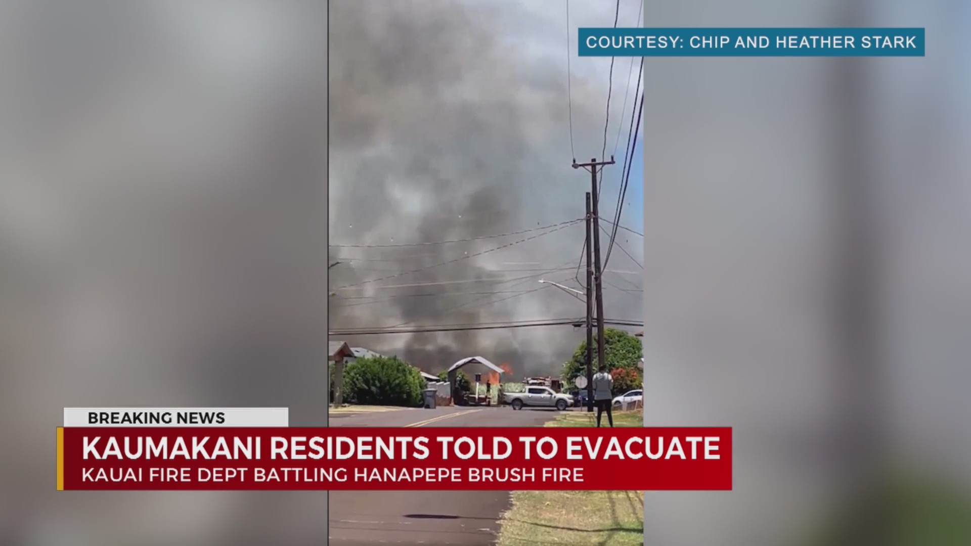 Hanapepe brush fire forces evacuation in Kaumakani – KHON2