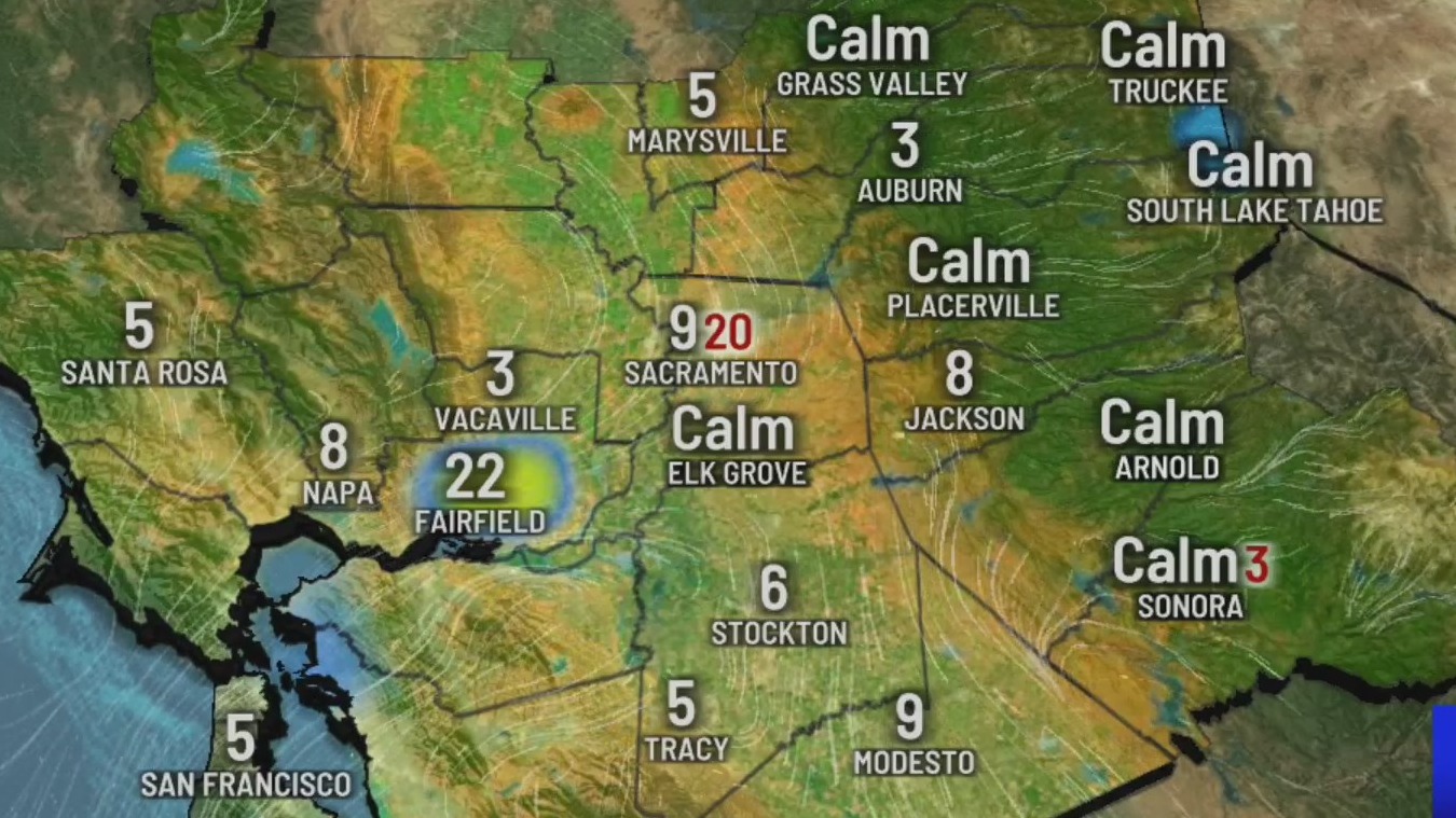 Winds keeping sacramento area cool – FOX40 News