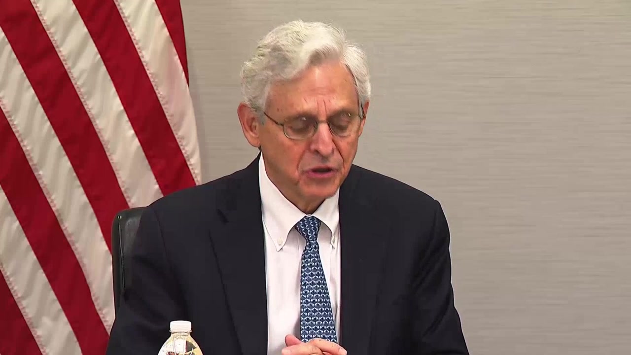 Video Now: US Attorney General Merrick Garland makes first official ...
