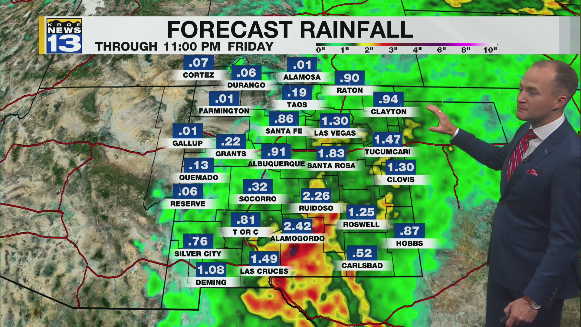 Rain chances increase into next week as monsoon moisture arrives – KRQE ...