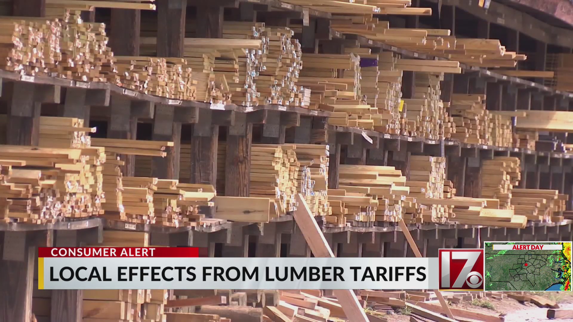 NC homebuilders worried about lumber tariffs – CBS17.com