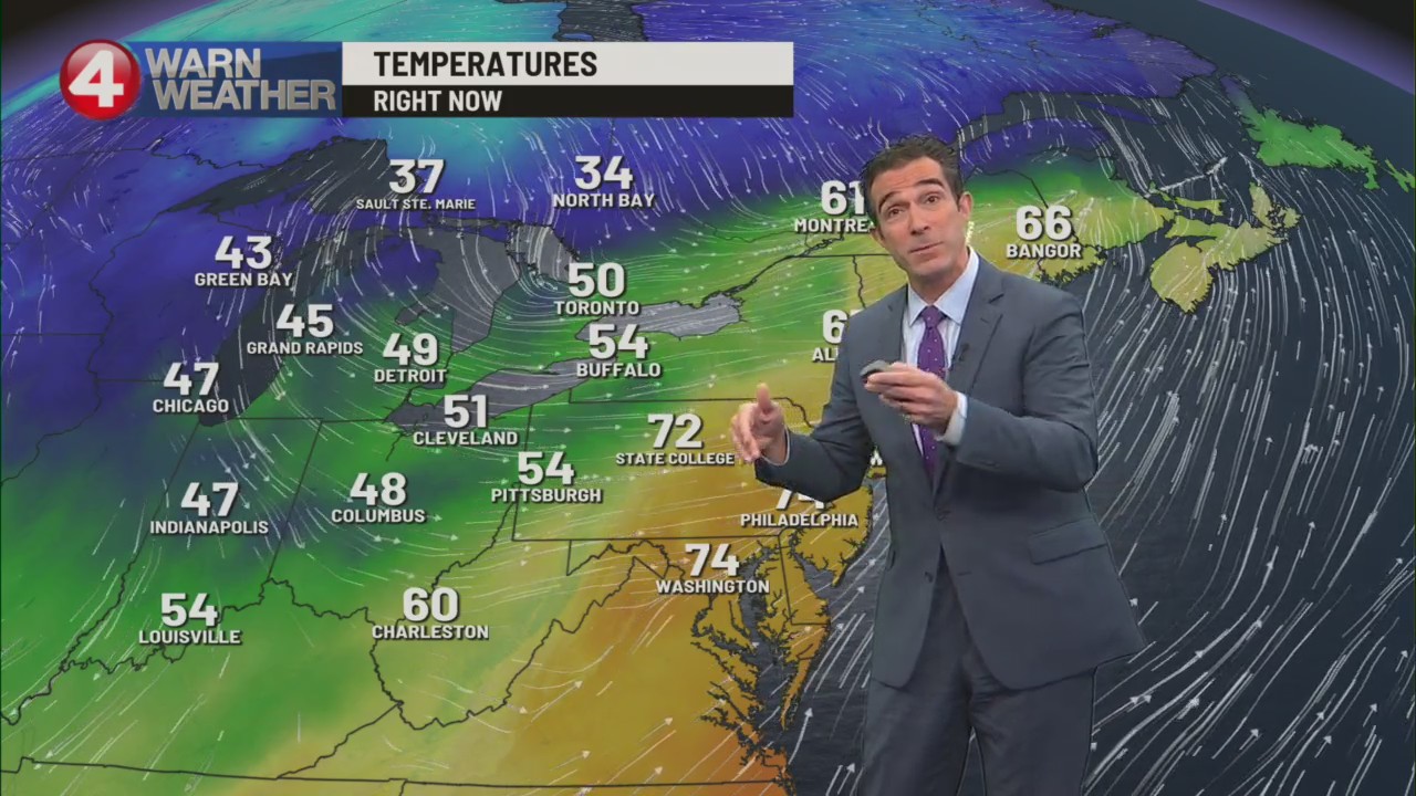 Buffalo weather update: noon, 11/1/24 – News 4 Buffalo