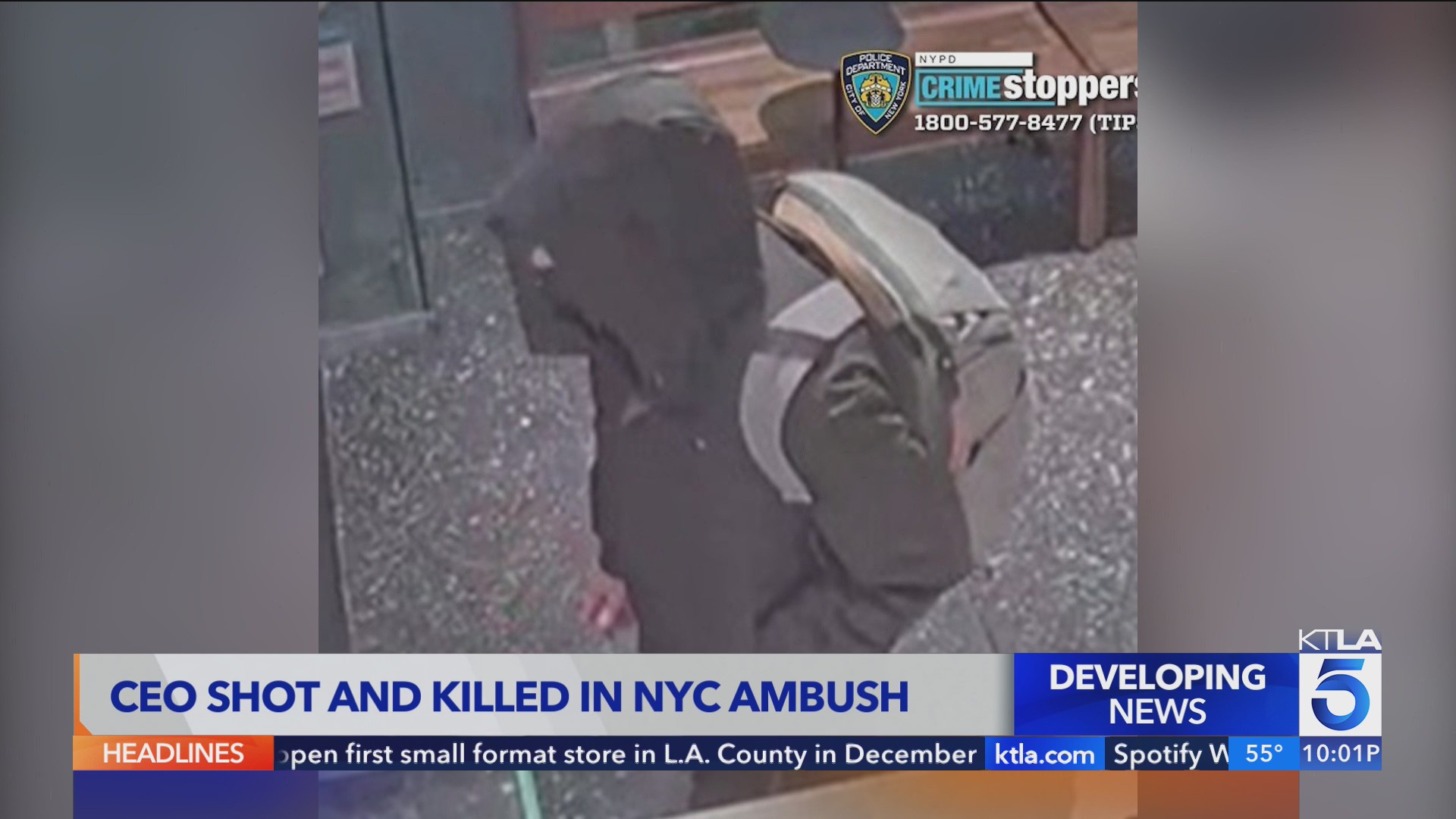 Health insurance CEO shot, killed in New York – KTLA