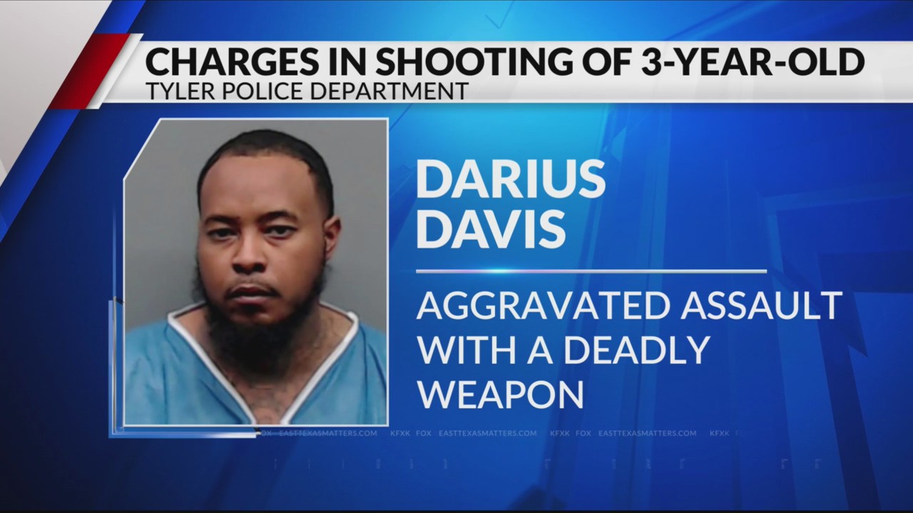 Man indicted for shooting of Tyler 3-year-old – KETK.com | FOX51.com