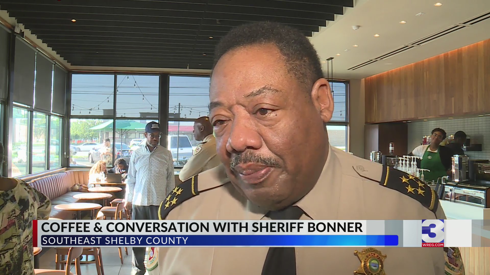 Sheriff Bonner has coffee, conversation with community – WREG.com