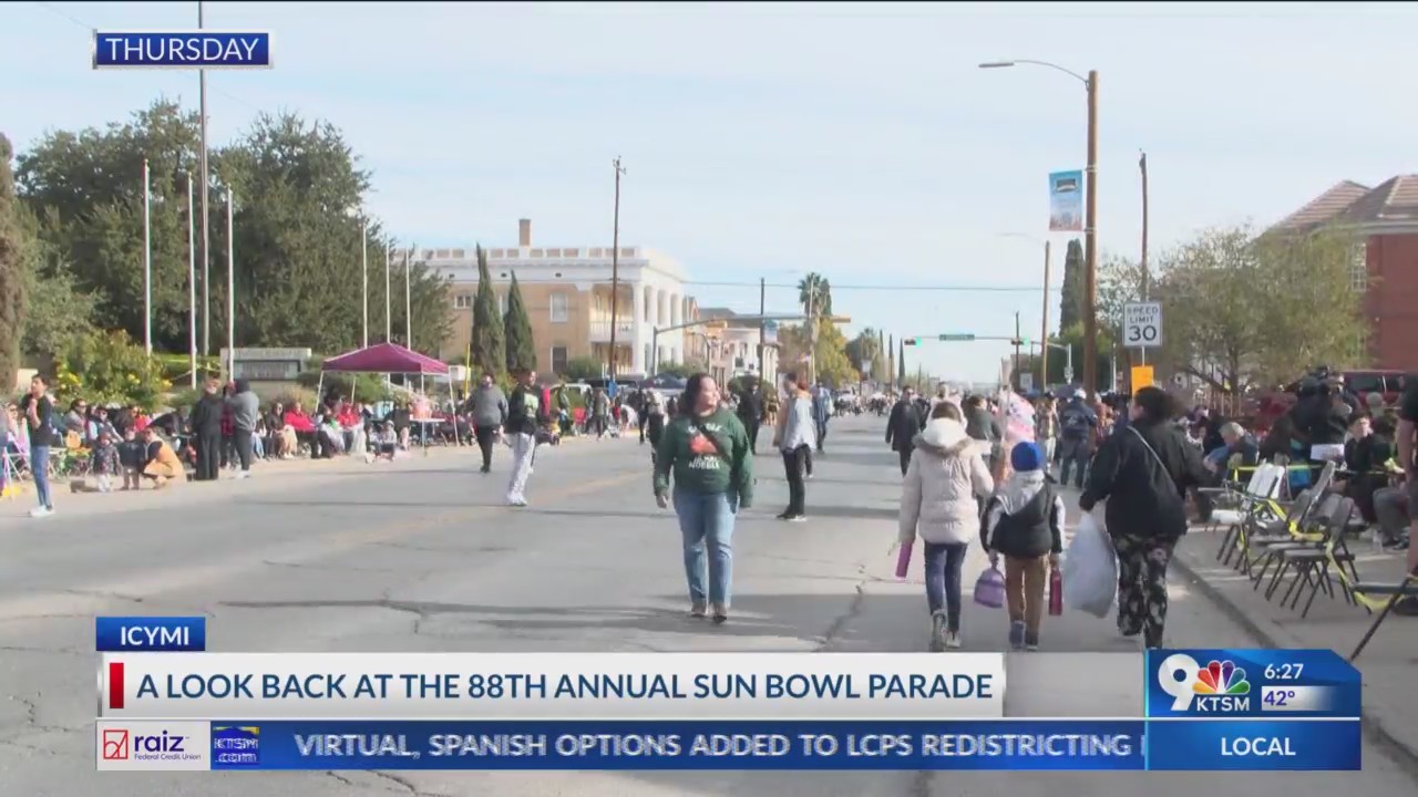 A look back at the 88th annual Sun Bowl parade – KTSM 9 News
