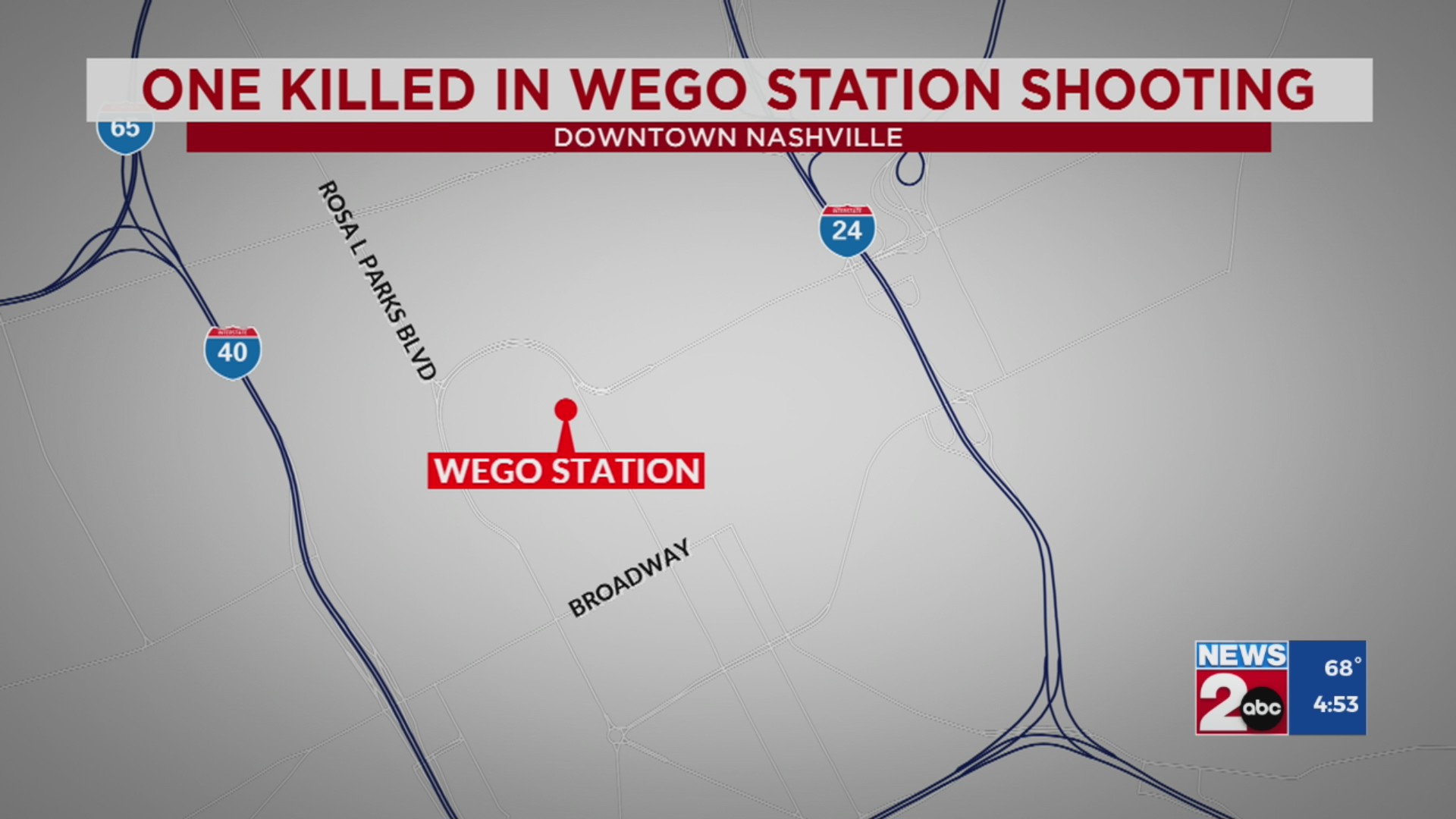 1 killed in shooting at WeGo bus station in downtown Nashville – WKRN ...