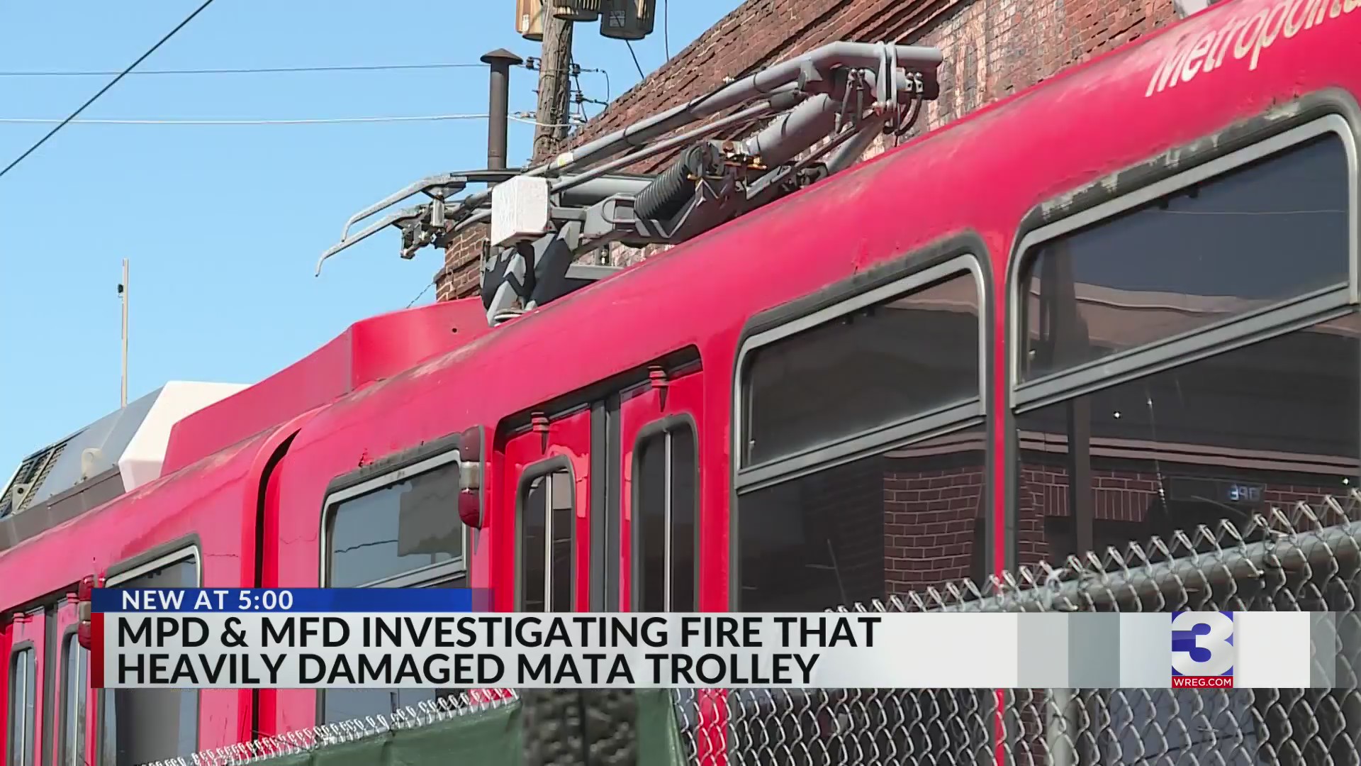 $30K MATA trolley car damaged in fire – WREG.com