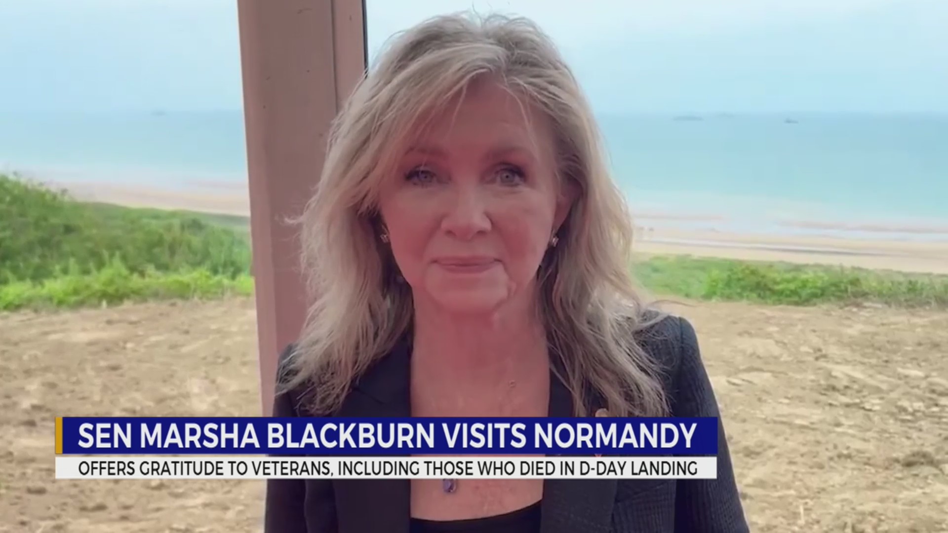 TN Senator Marsha Blackburn visits Normandy for D-Day – WKRN News 2