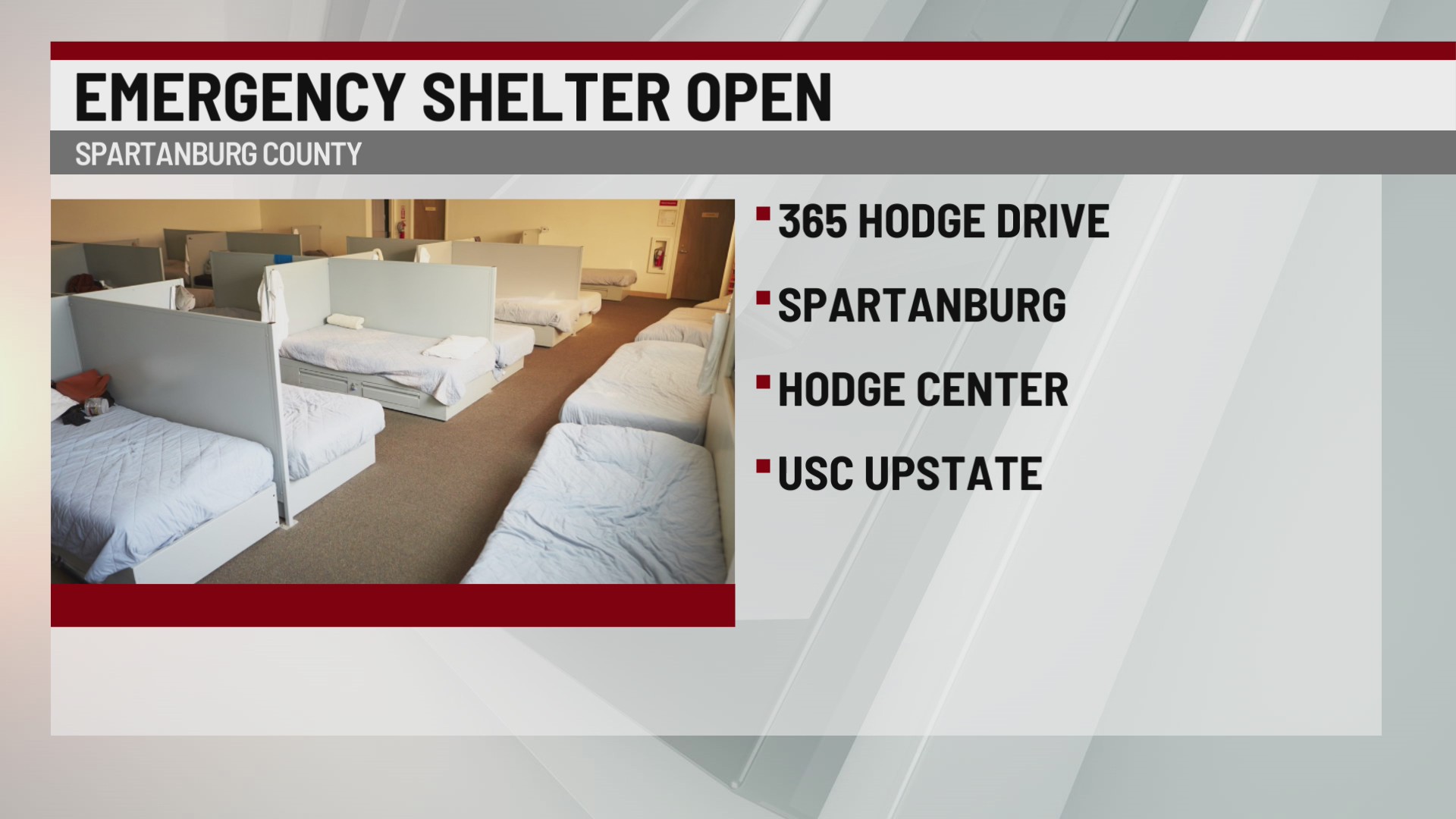 Spartanburg Co. 911 operations resume, additional shelter opens – WSPA 7NEWS