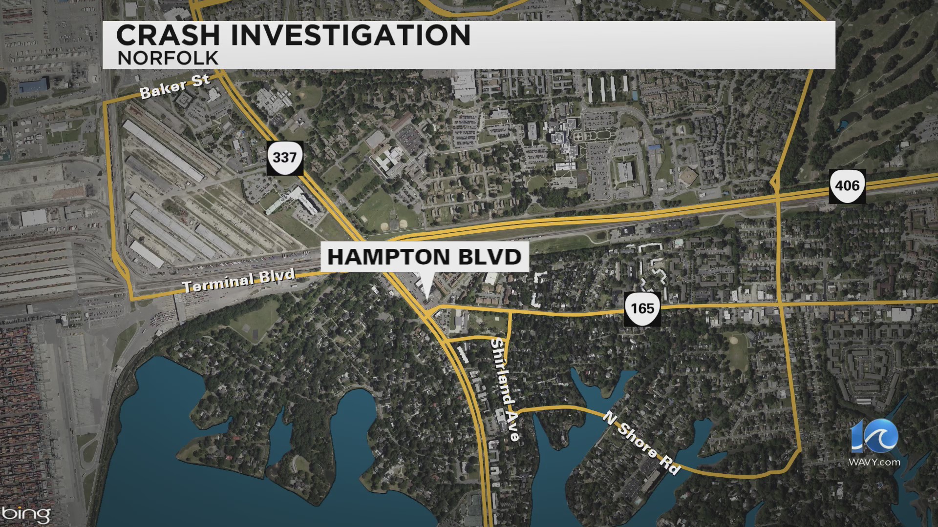 Another crash at Hampton Blvd. Popeyes in Norfolk – WAVY.com