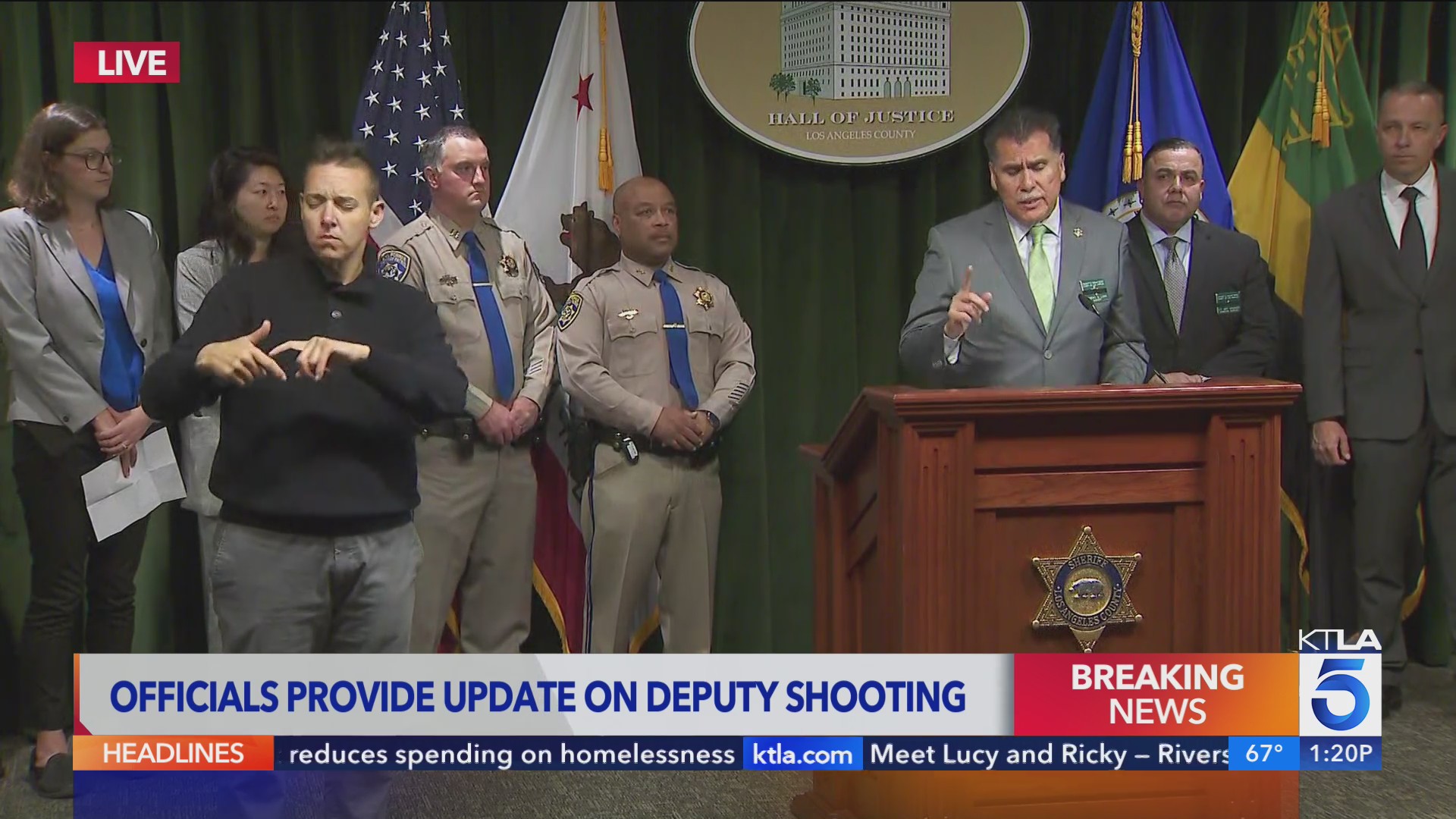 Sheriff Luna announces arrest in deputy’s shooting – KTLA