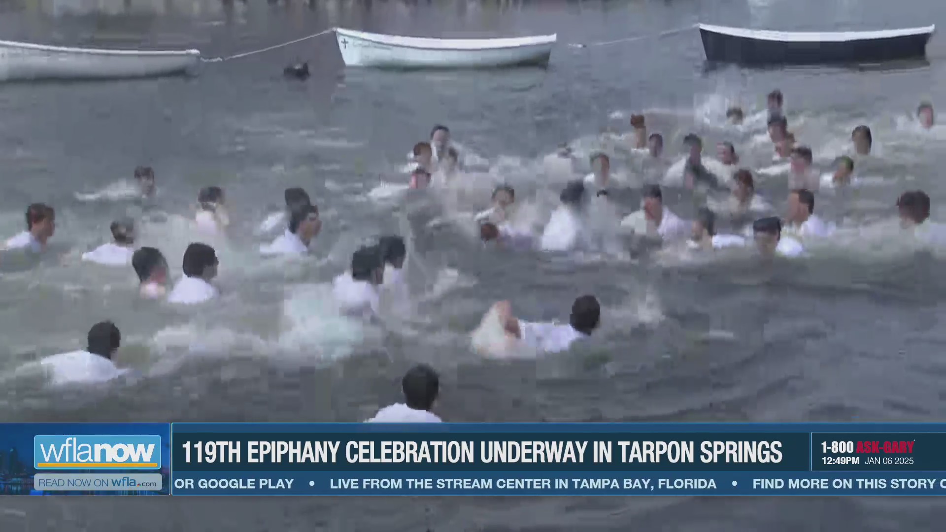 Tarpon Springs holds 119th annual Epiphany cross dive – WFLA