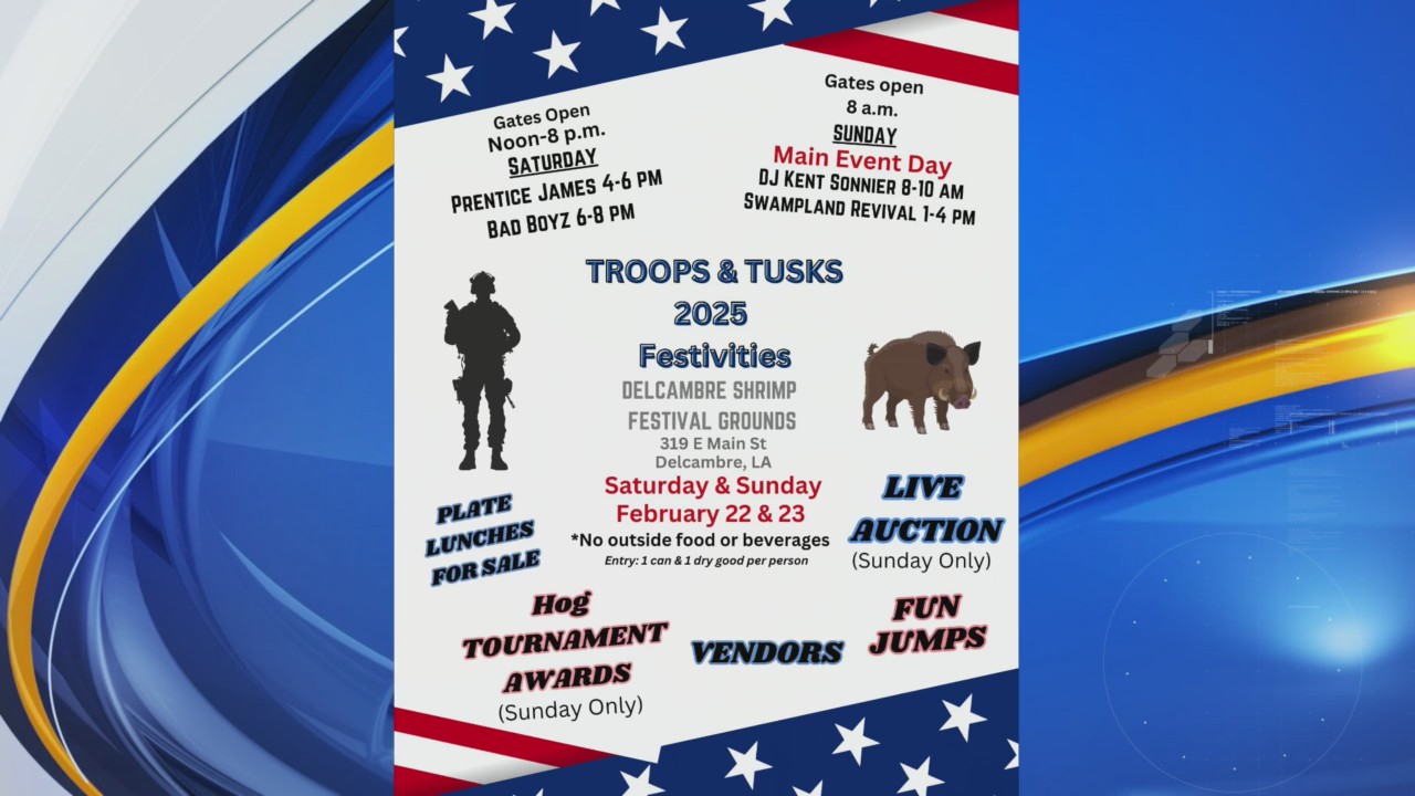 Troops & Tusks hosting Hog Tournament in February – KLFY.com
