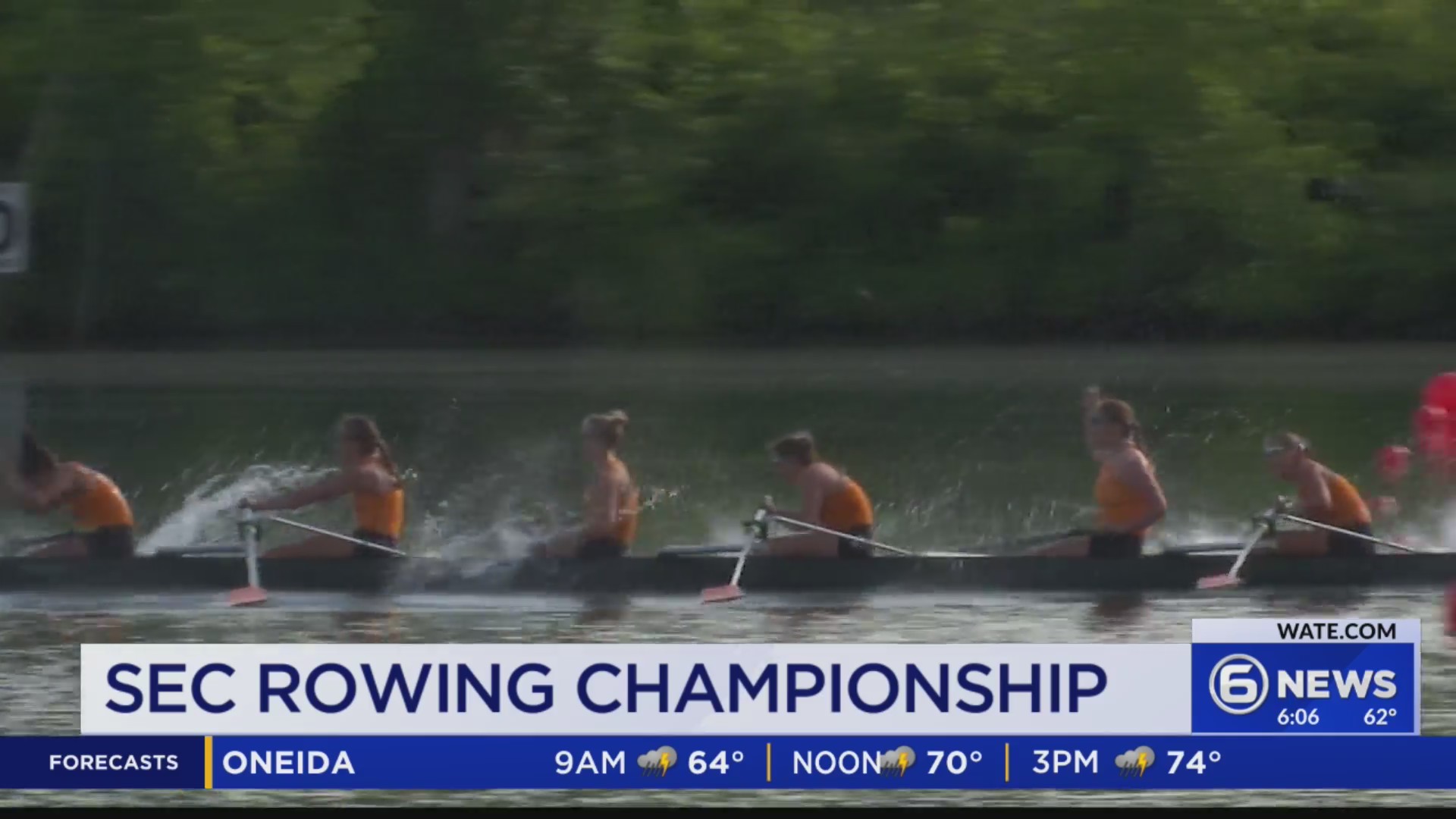 Lady Vols rowing hosts the first ever SEC Rowing Championship – WATE 6 ...