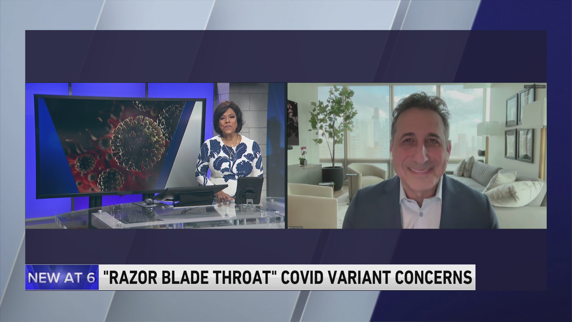 “Razor Blade Throat” Covid Variant Concerns – WGN-TV