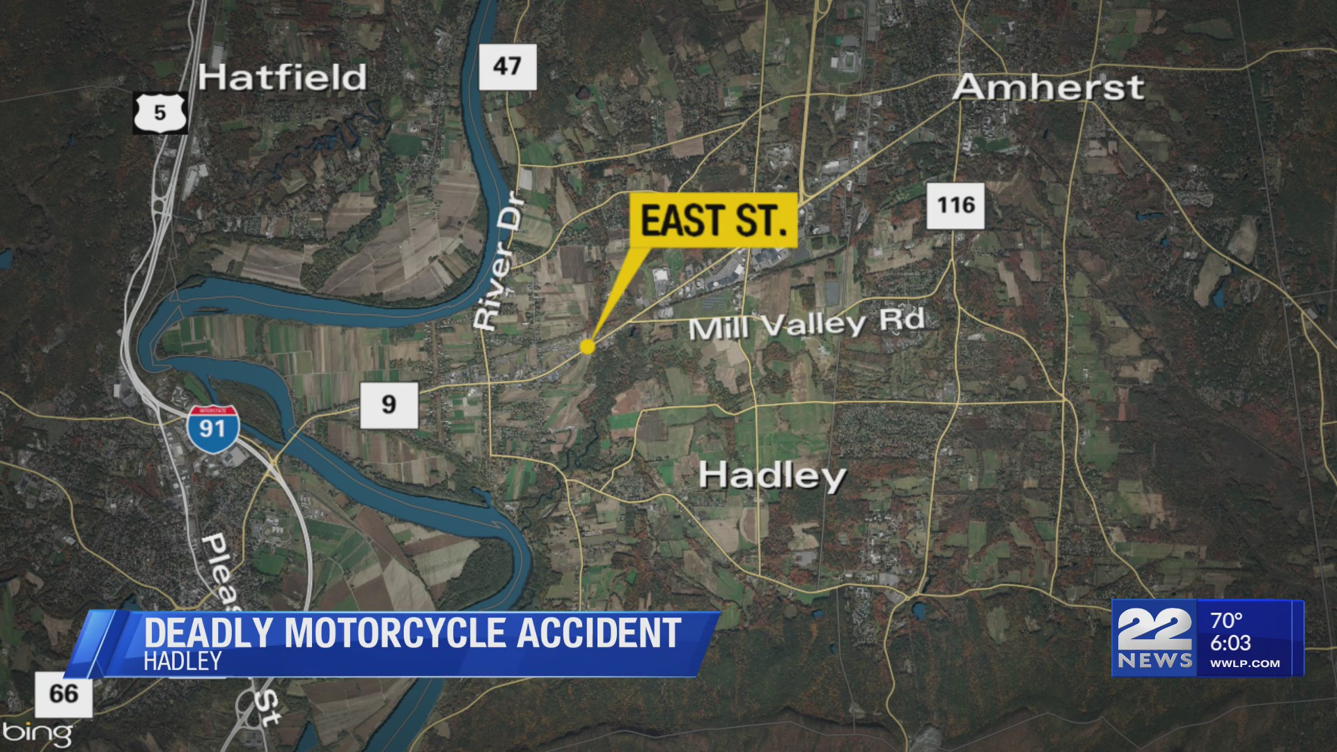 Deadly motorcycle crash in Hadley, victim identified – WWLP