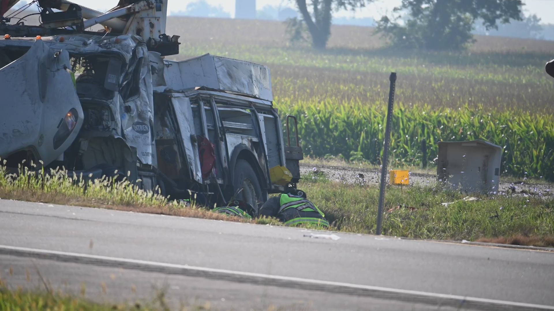 Winnebago County crash: Bucket truck collision on U.S. 20 – MyStateline ...
