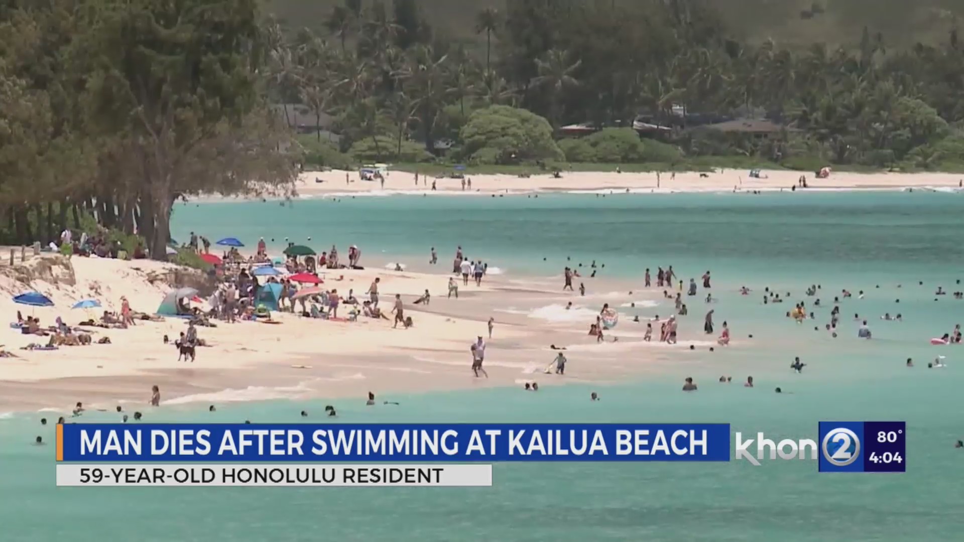 Honolulu man, 59, drowns off Kailua Beach – KHON2