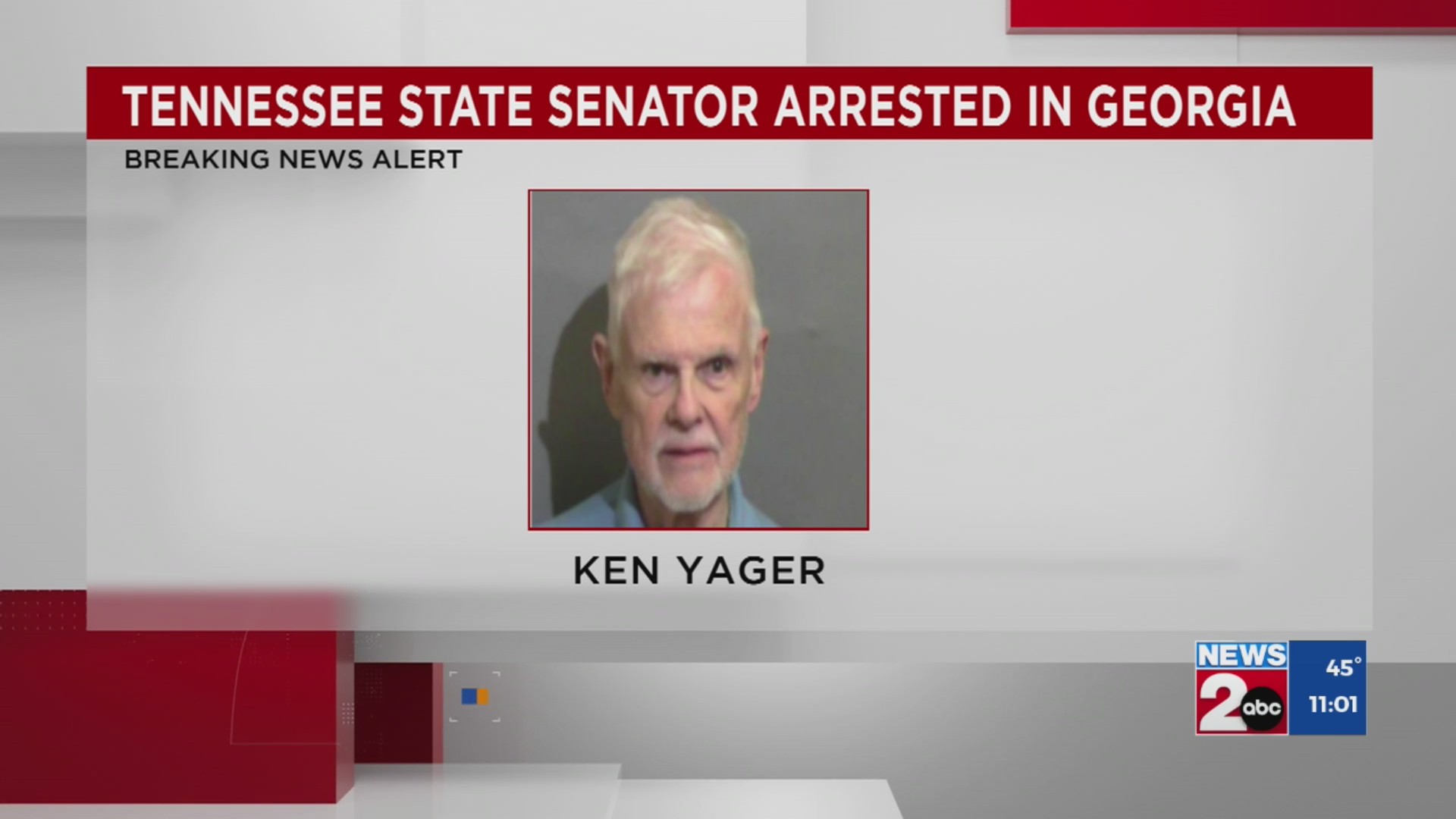 Sen. Ken Yager arrested for DUI, hit-and-run in GA – WKRN News 2