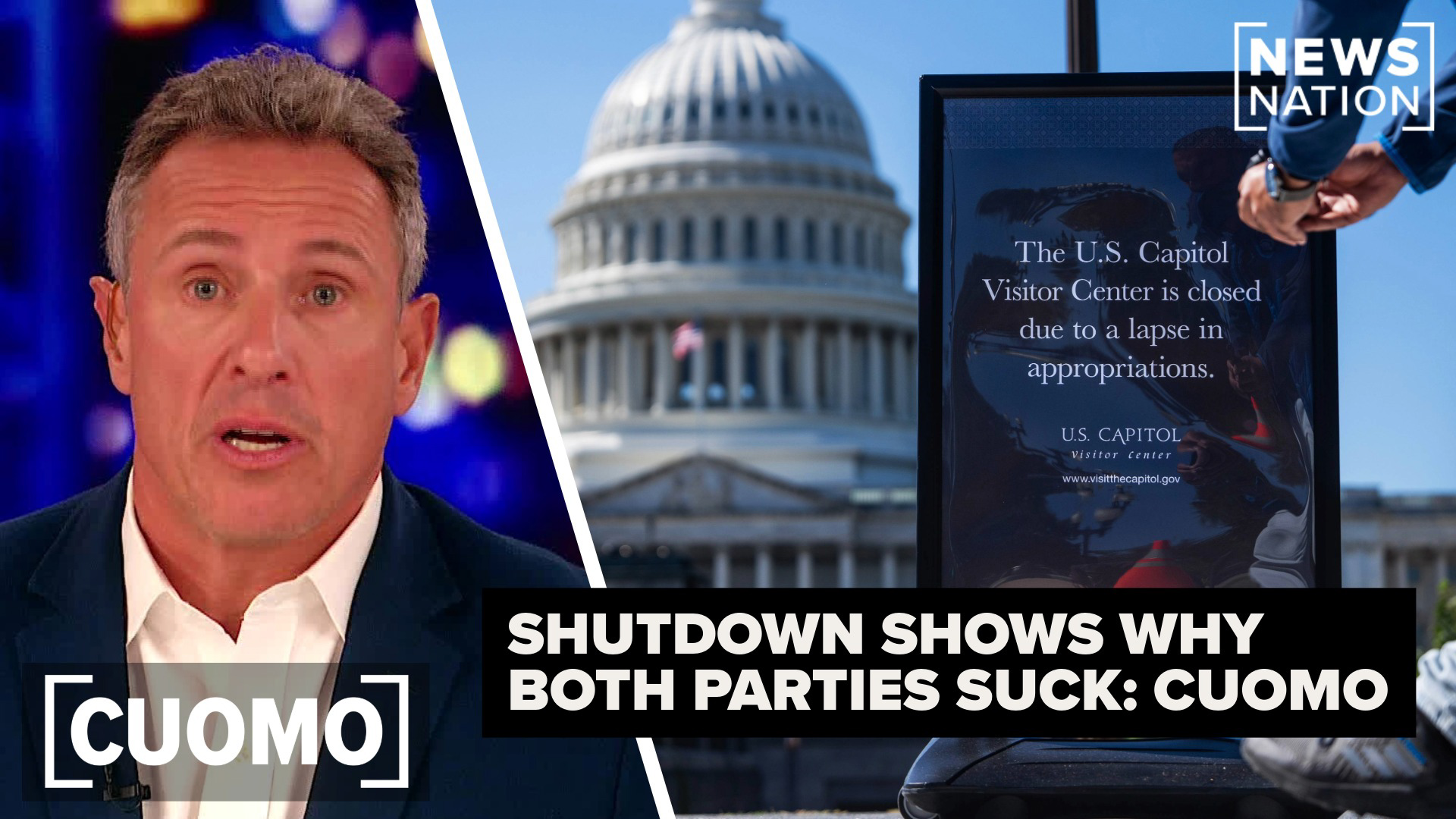 Cuomo: Shutdown shows why both parties suck | CUOMO – NewsNation