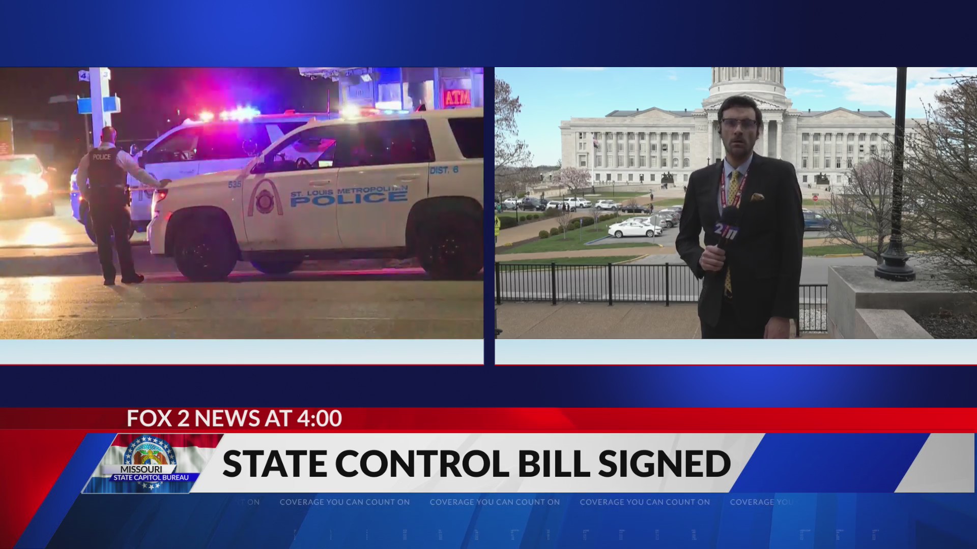 Missouri Gov. Mike Kehoe signs bill, shifting control of St. Louis ...