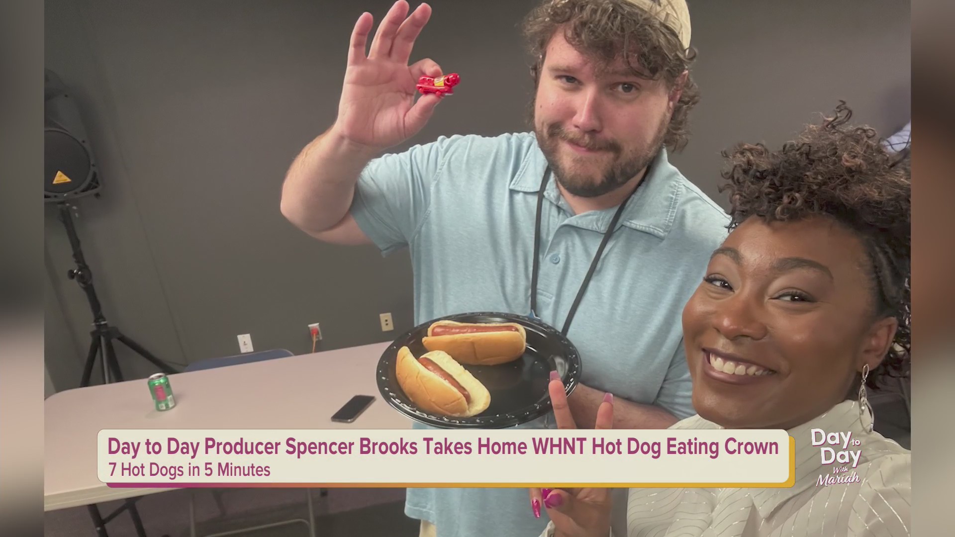 Day to Day Producer Spencer Brooks Takes Home WHNT Hot Dog Eating Crown ...