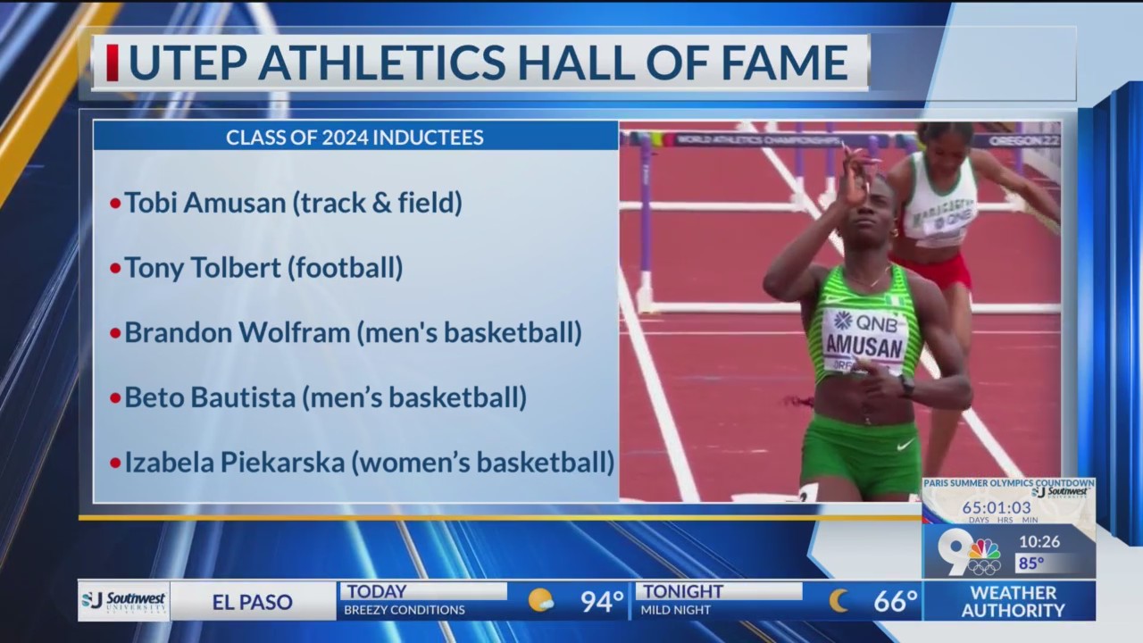 UTEP reveals 2024 Athletics Hall of Fame Induction Class – KTSM 9 News