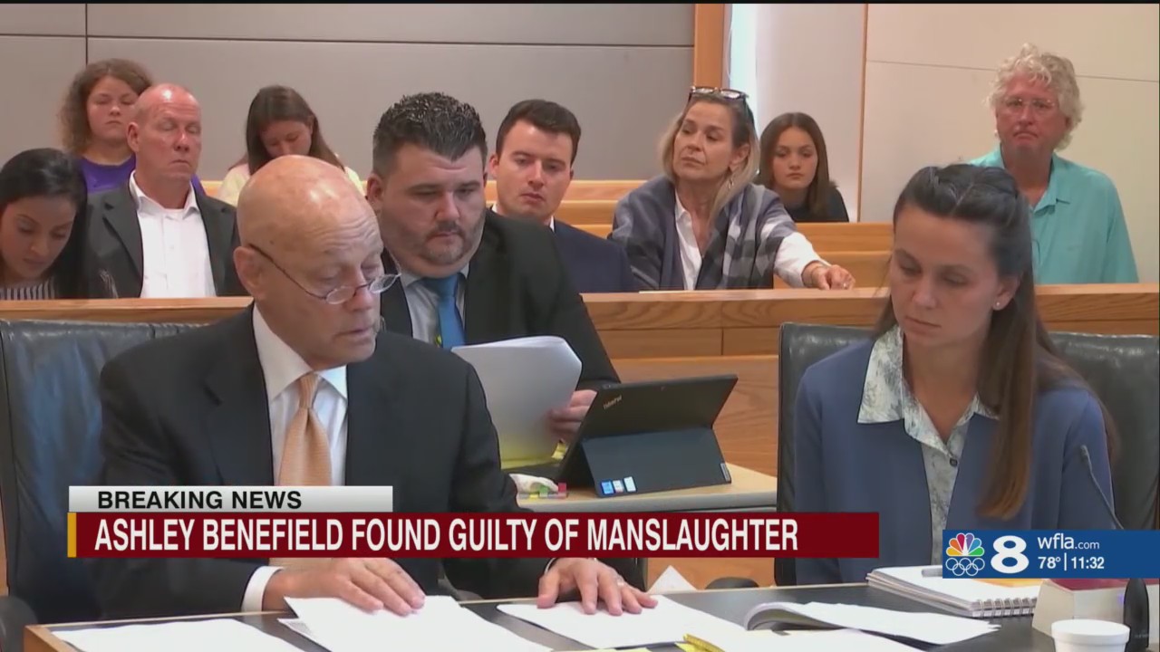 Ashley Benefield found guilty of manslaughter – WFLA