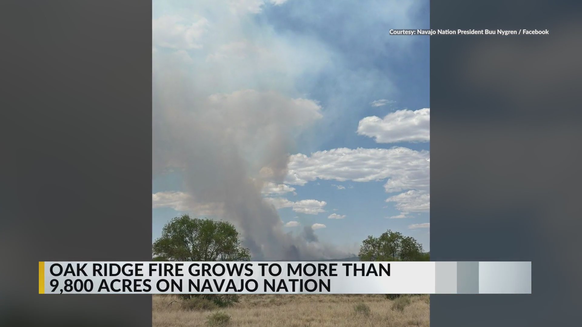 Oak Ridge Fire burns over 9,000 acres in Navajo Nation – KRQE NEWS 13 ...
