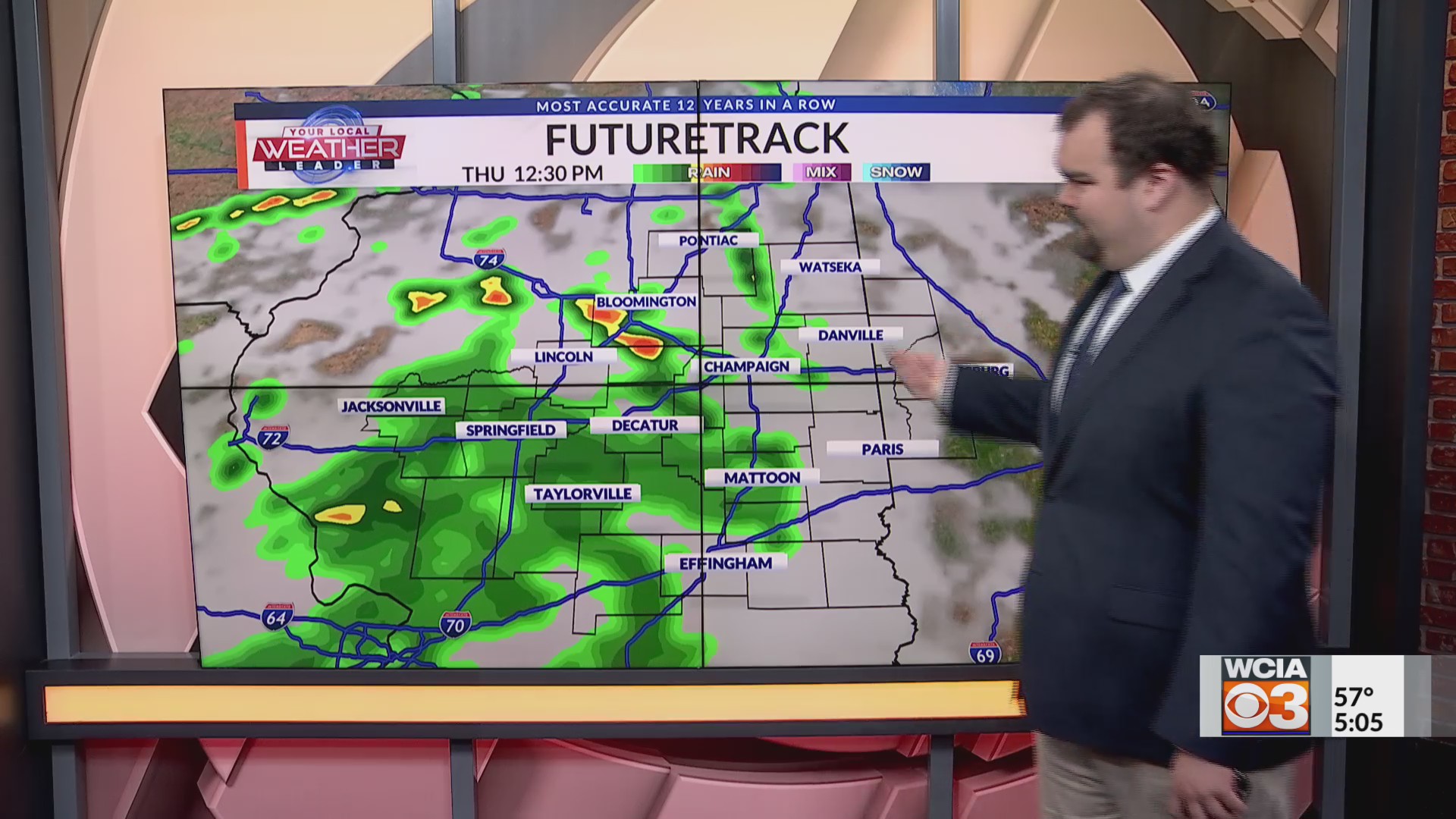 Weather Now: Storms Return for the Rest of the Work Week – WCIA.com