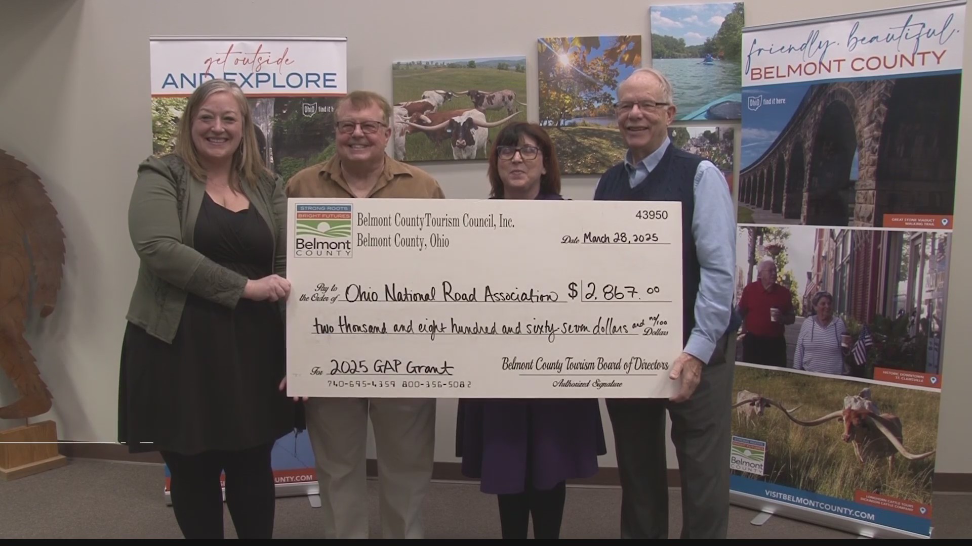 Belmont County Tourism Office hands out GAP grants – WTRF
