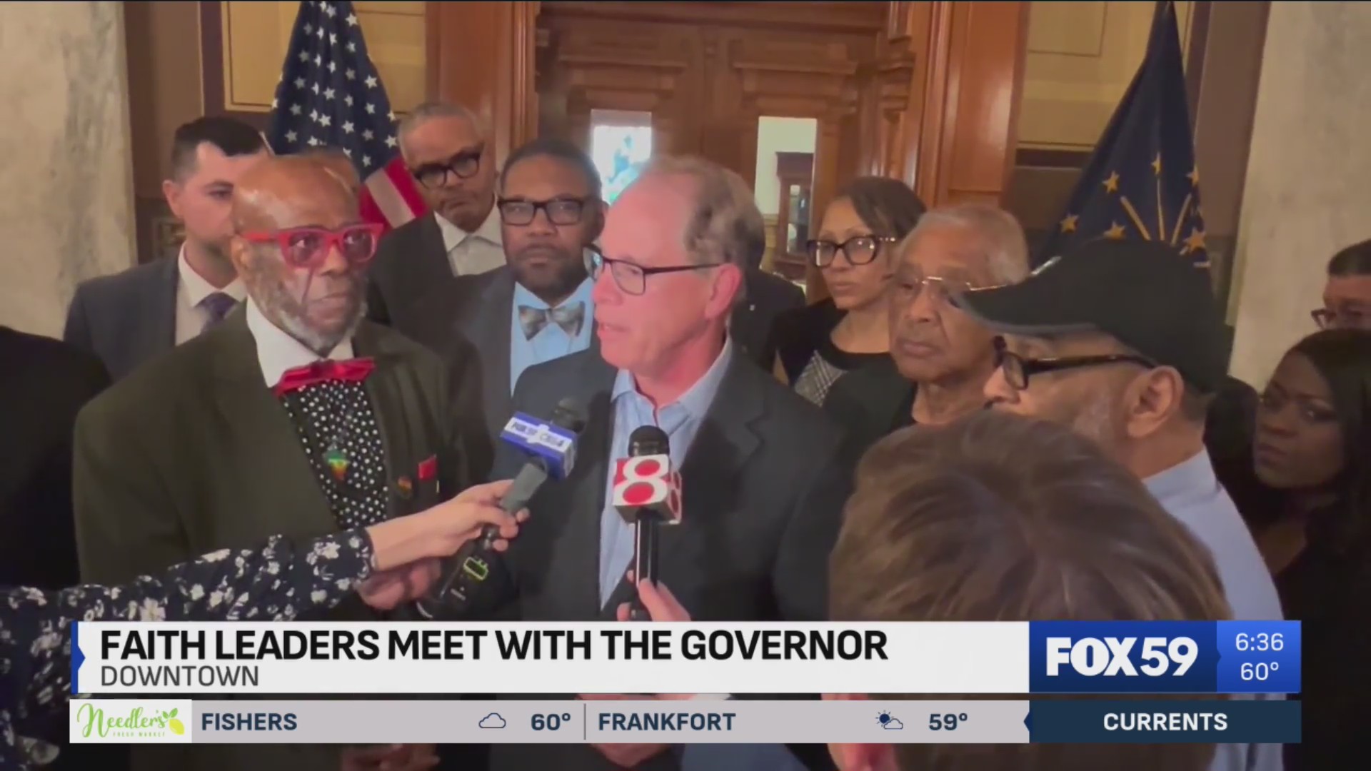 Faith leaders meet with Indiana governor in downtown Indy – Fox 59