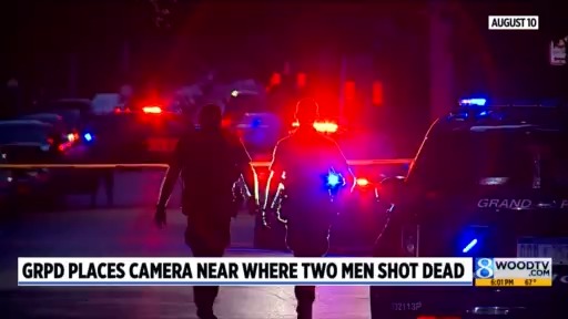 GRPD places camera in neighborhood where two men shot dead – WOODTV.com