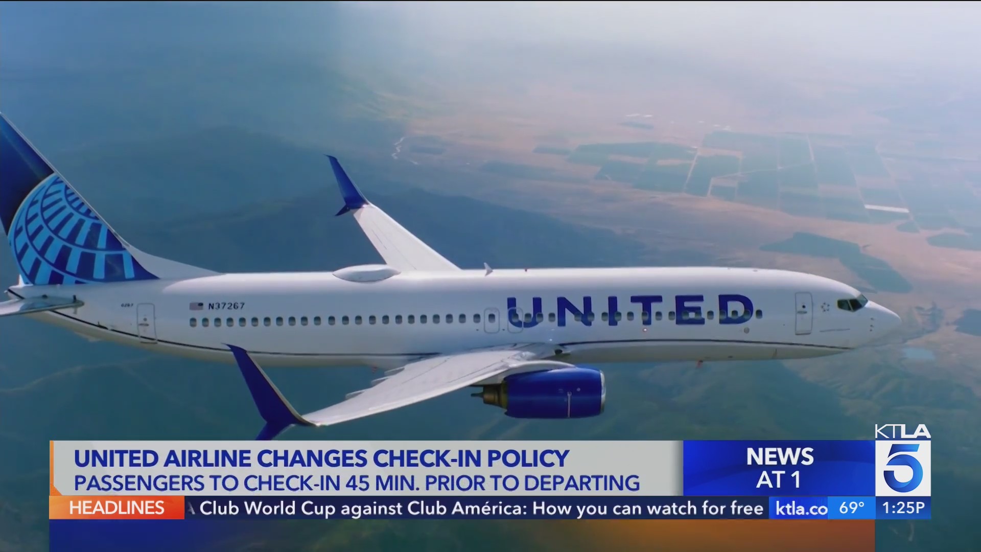 United Airlines new check-in policy – KTLA