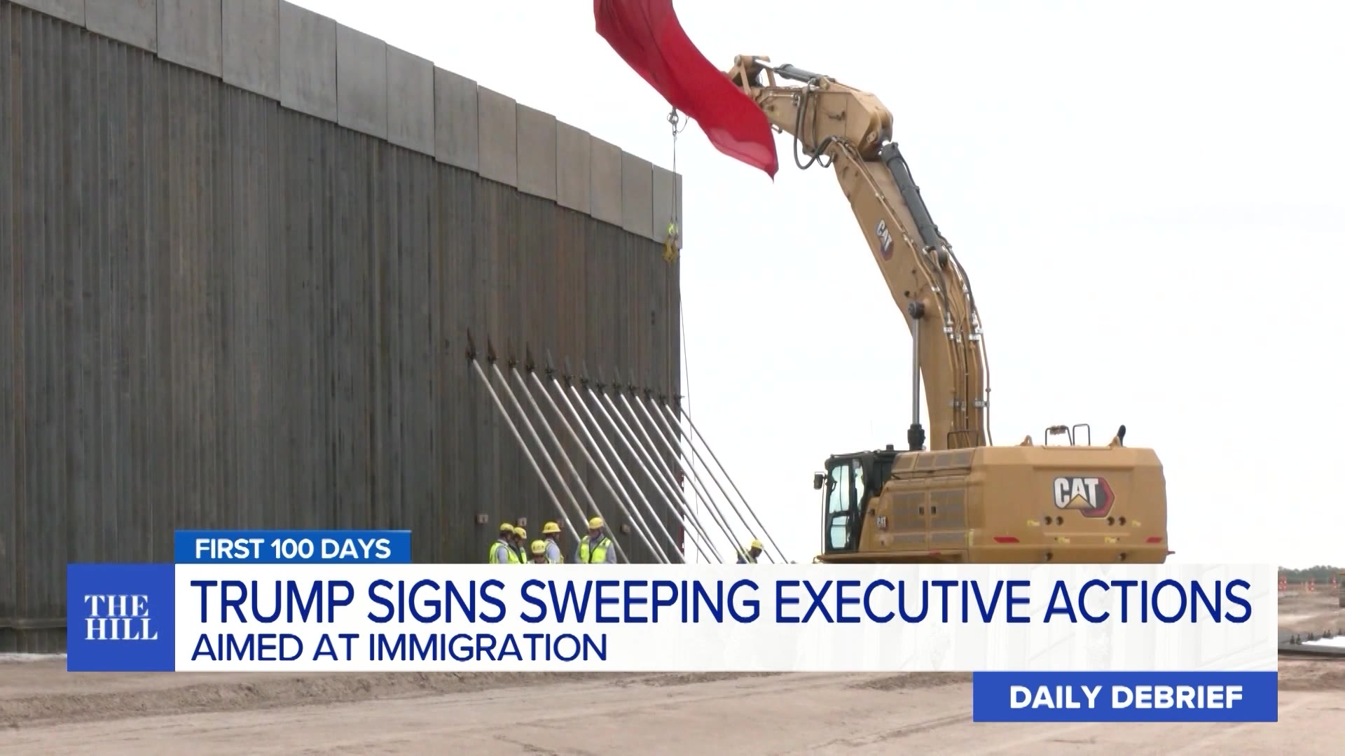 Trump signs flurry of restrictive immigration orders on Day 1 ...