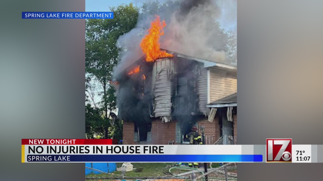 Crews extinguish Spring Lake fire that ripped through home – CBS17.com