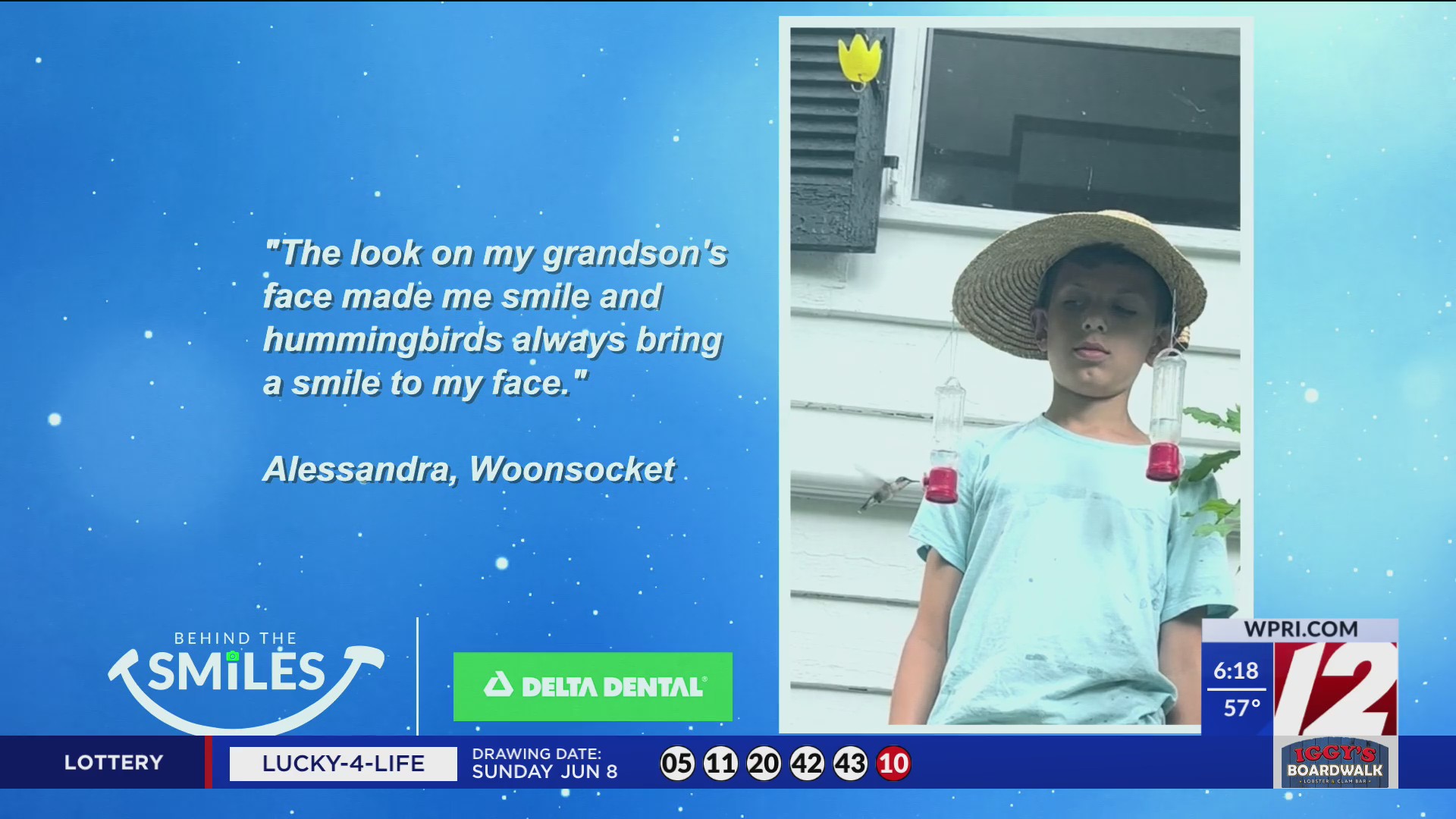 Behind the Smiles Photo for June 9, 2025 from Alessandra of Woonsocket ...