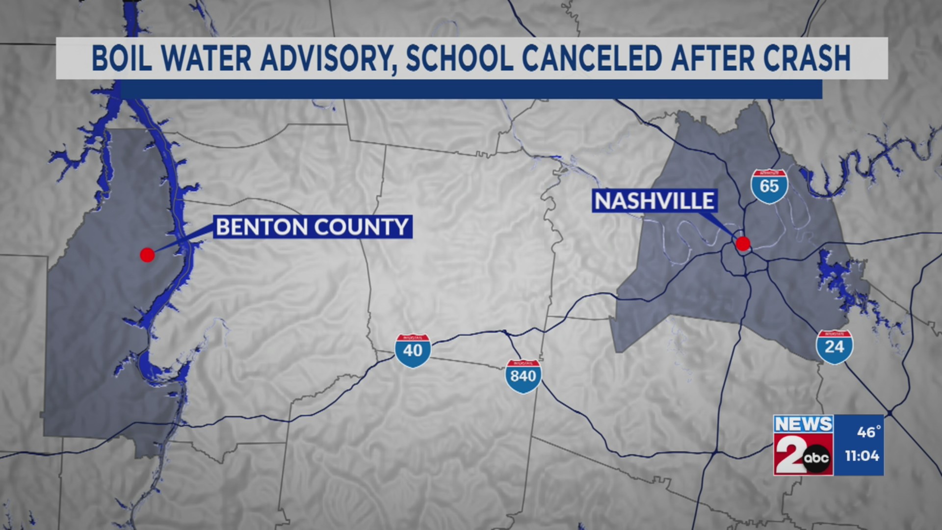 Boil water advisory issued after deadly crash – WKRN News 2